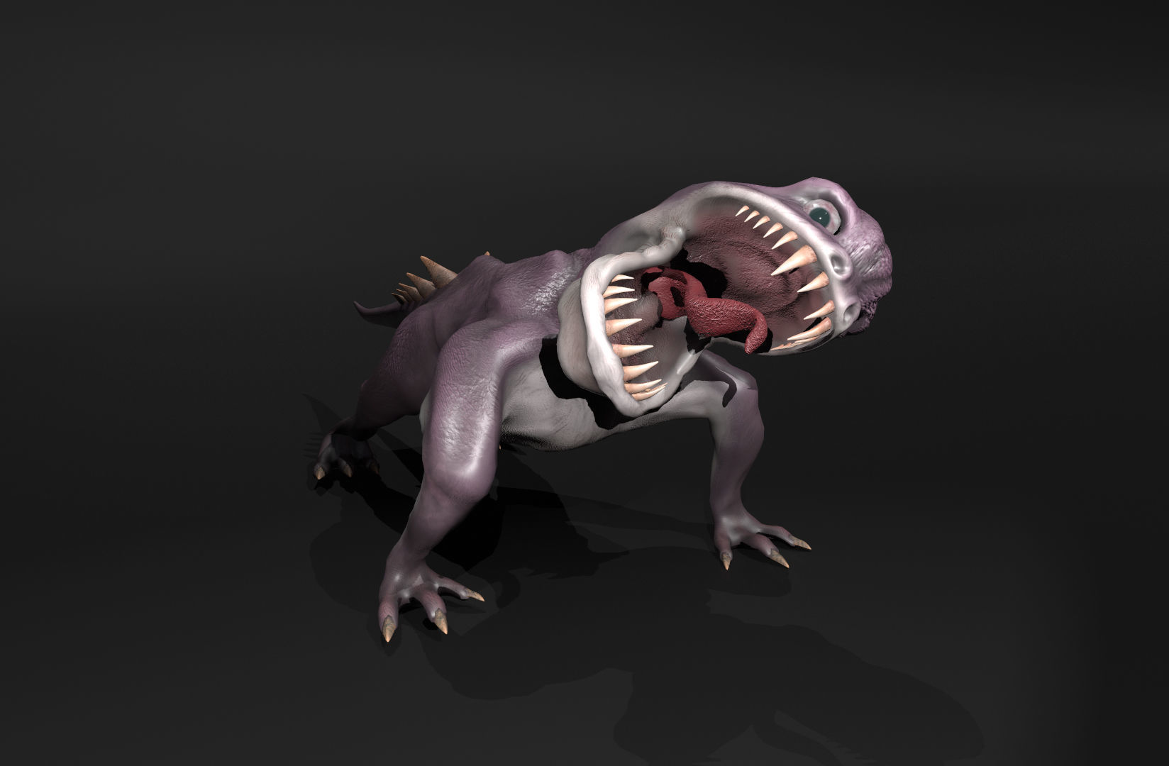 3D model Angry Bite VR / AR / low-poly | CGTrader