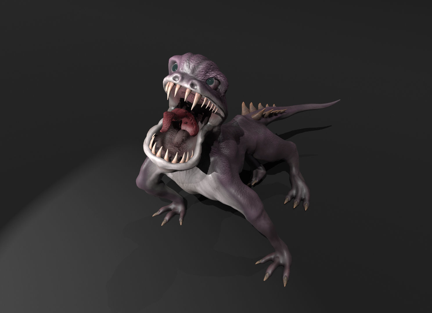 3D model Angry Bite VR / AR / low-poly | CGTrader
