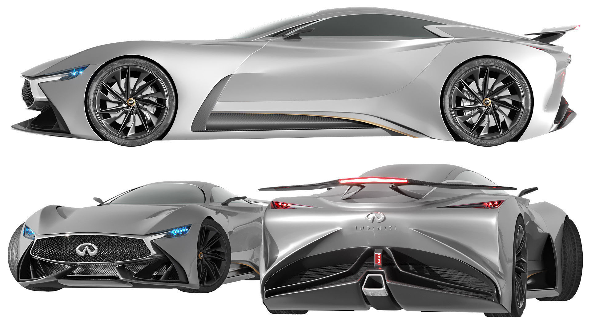 Infiniti Vision GT Concept 3D model | CGTrader