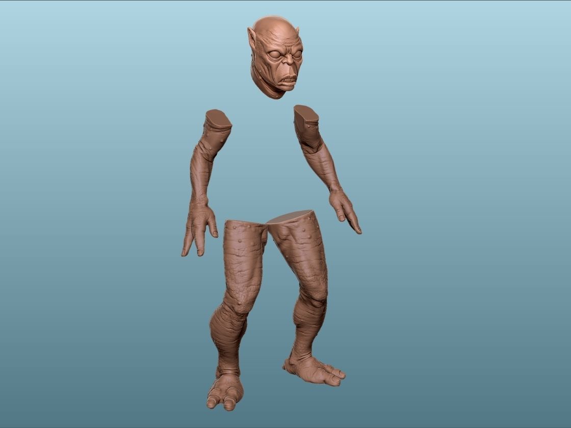 The Gate Creature 3D model 3D printable | CGTrader