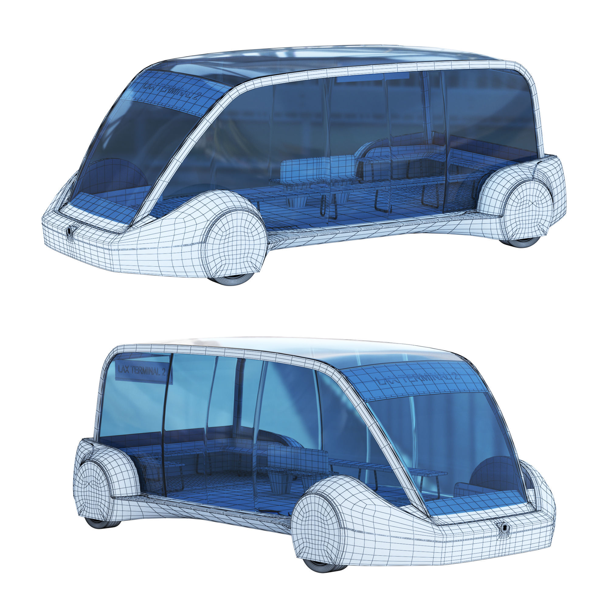 Tesla Pod 3D model | CGTrader