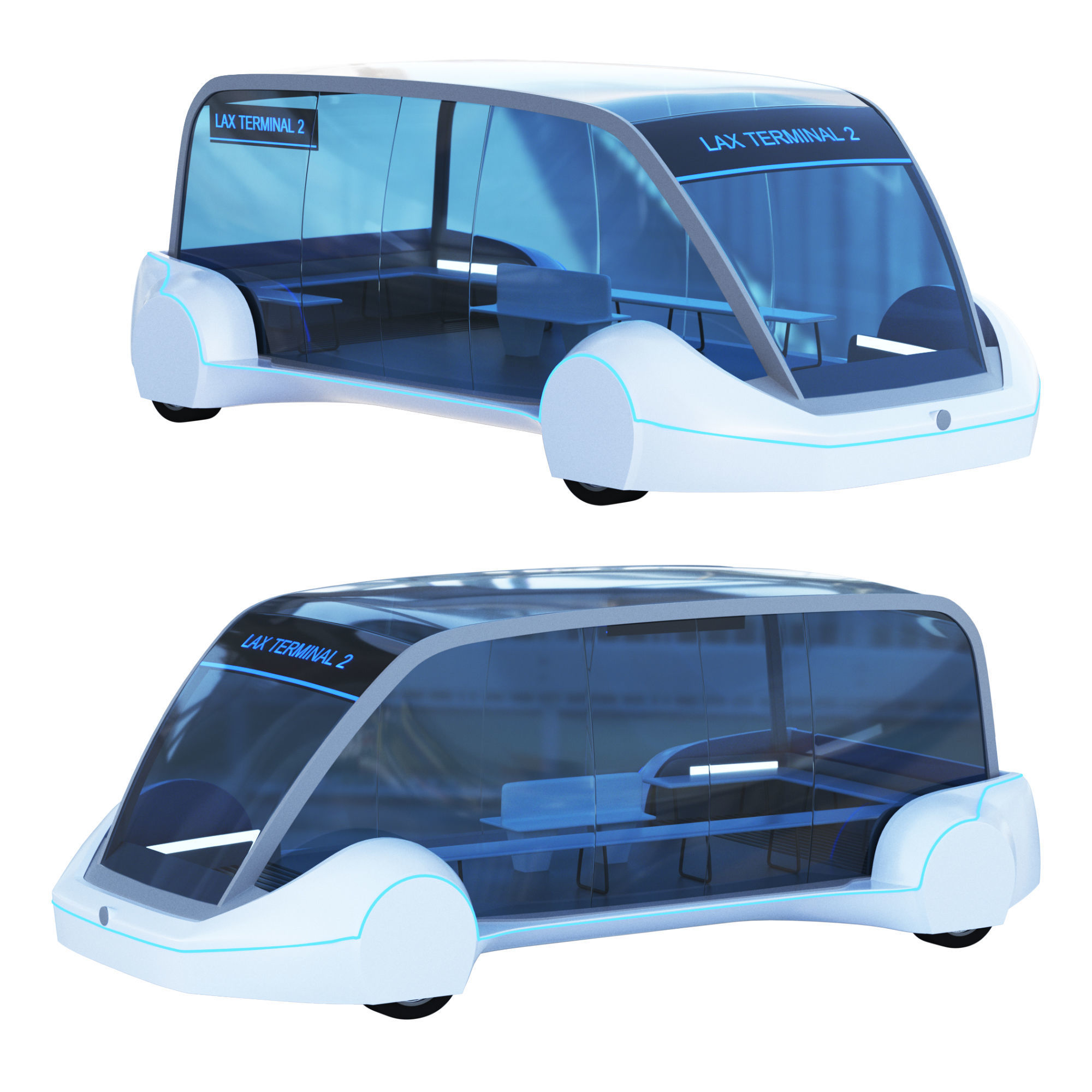 Tesla Pod 3D model | CGTrader