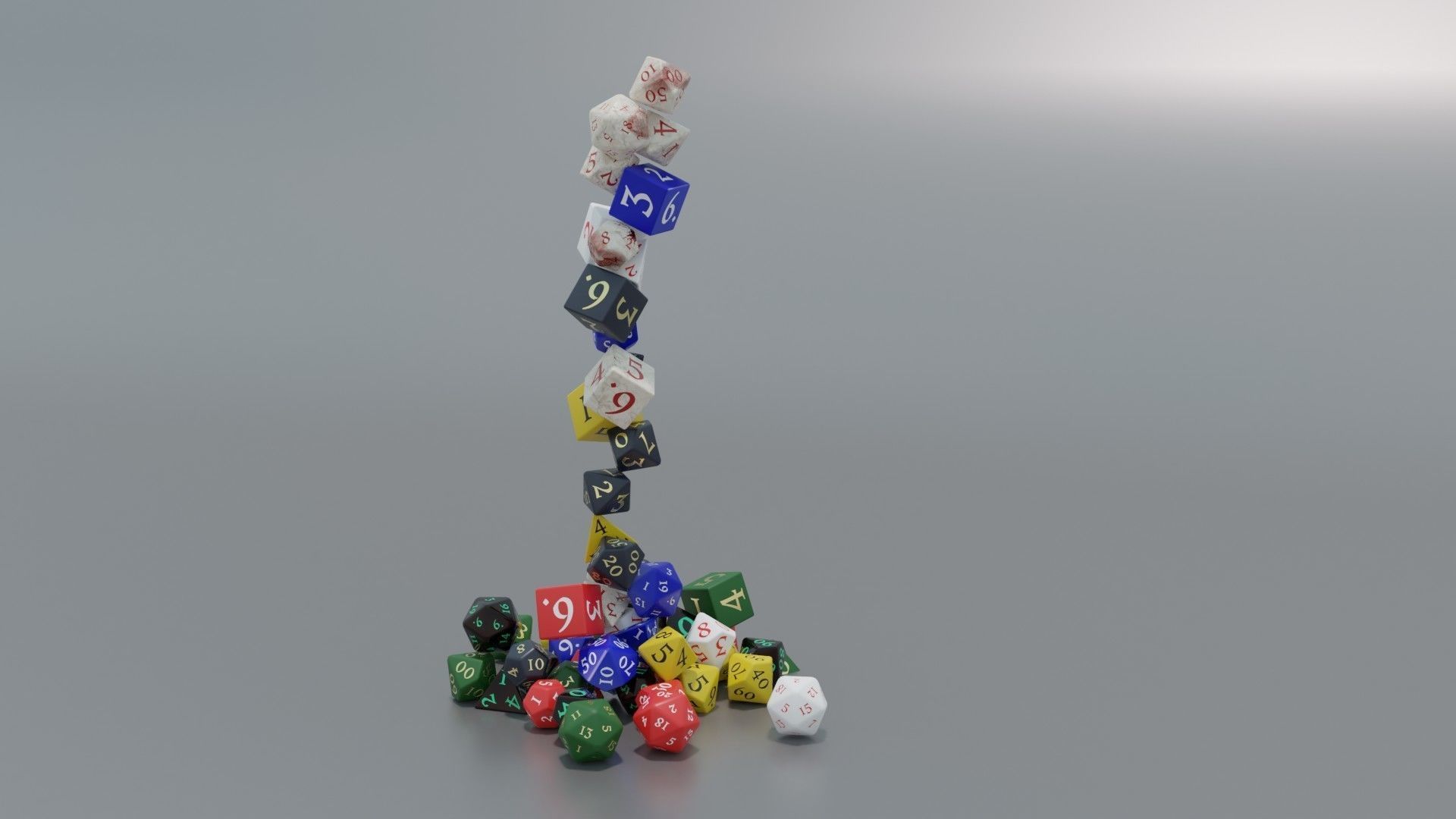 3D model BIG RPG Dice asset VR / AR / low-poly | CGTrader