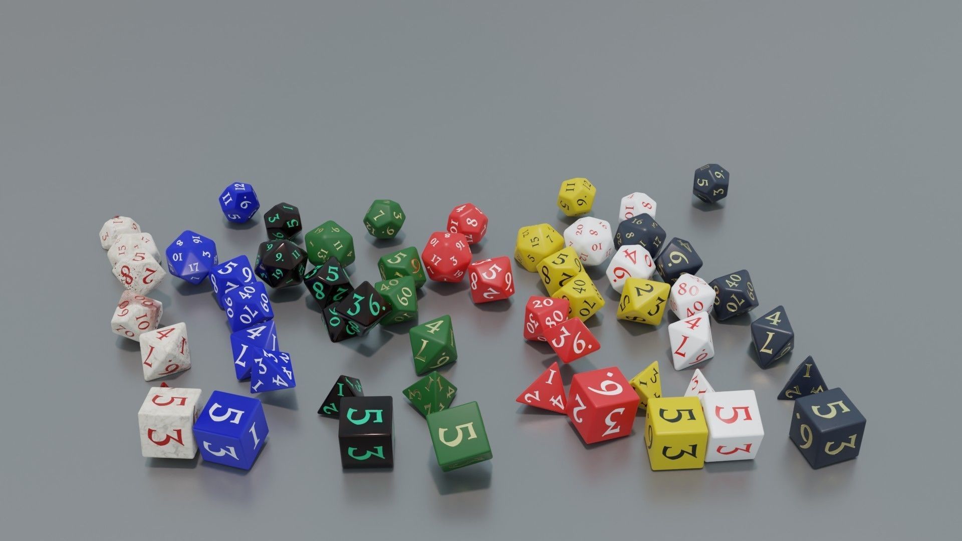 3D model BIG RPG Dice asset VR / AR / low-poly | CGTrader