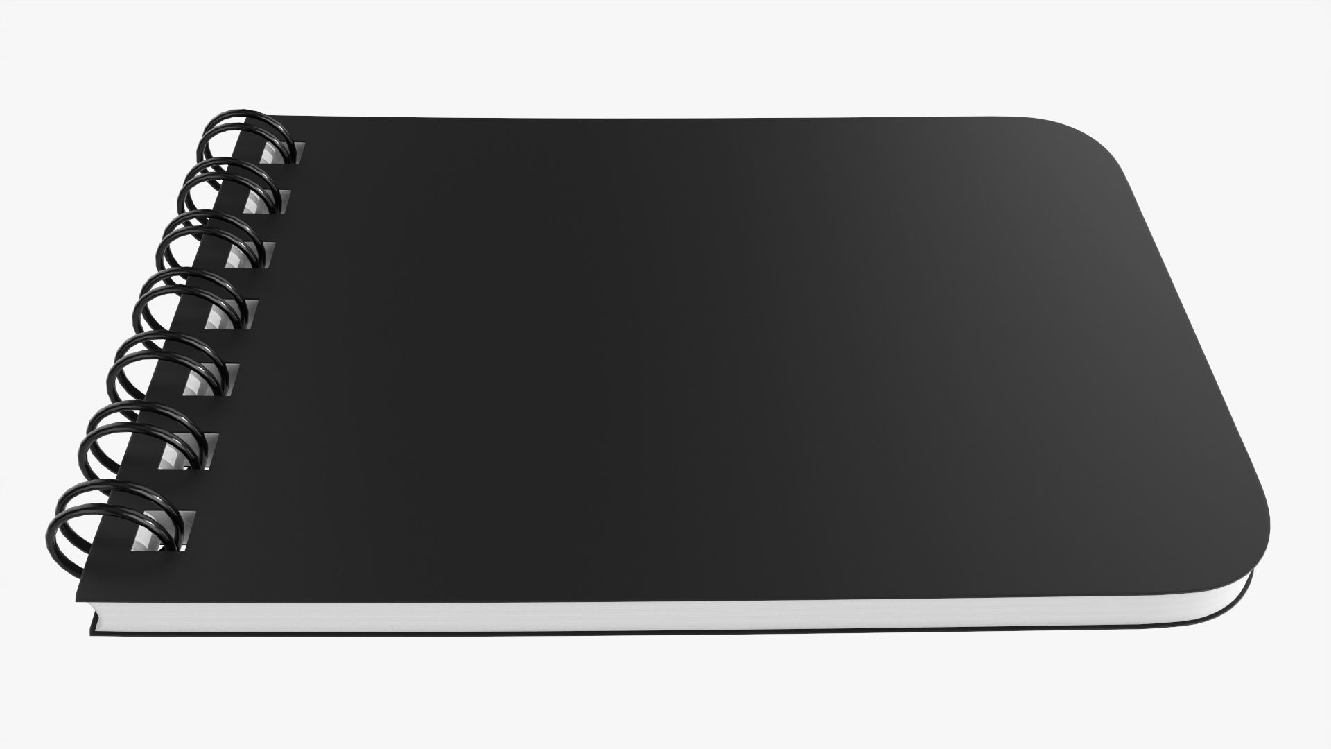 Notebook pad with spiral 04 3D model | CGTrader