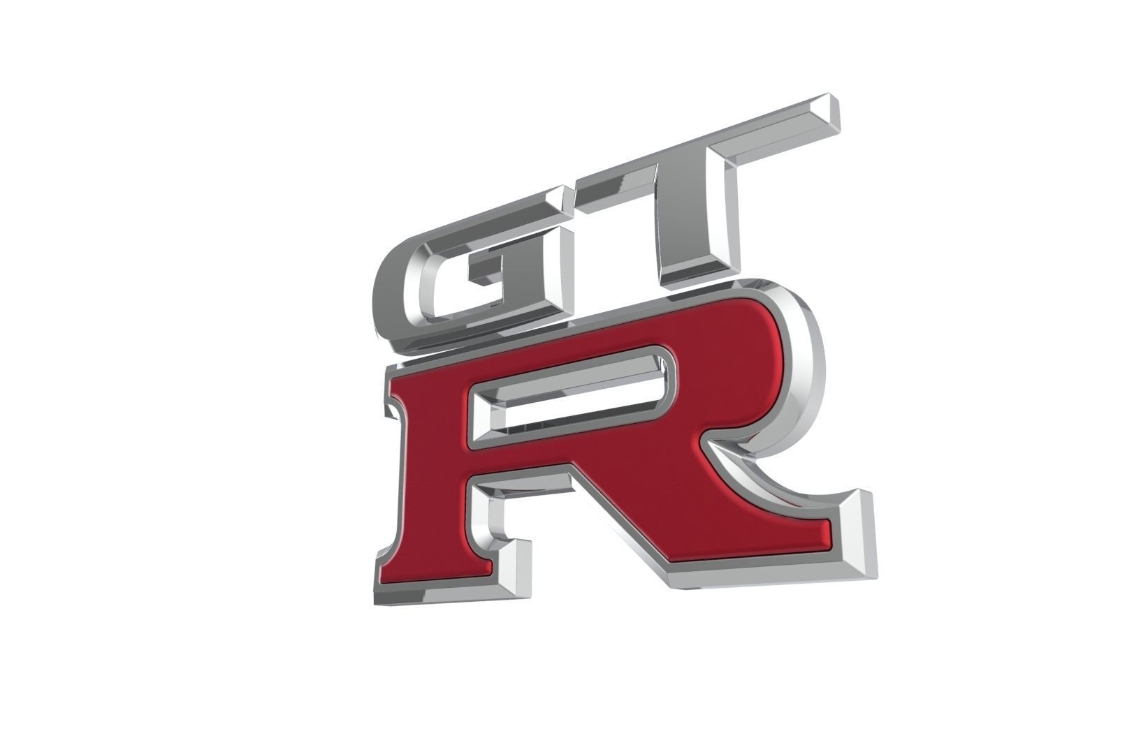 GT-R Logo emblem 3D model 3D printable | CGTrader