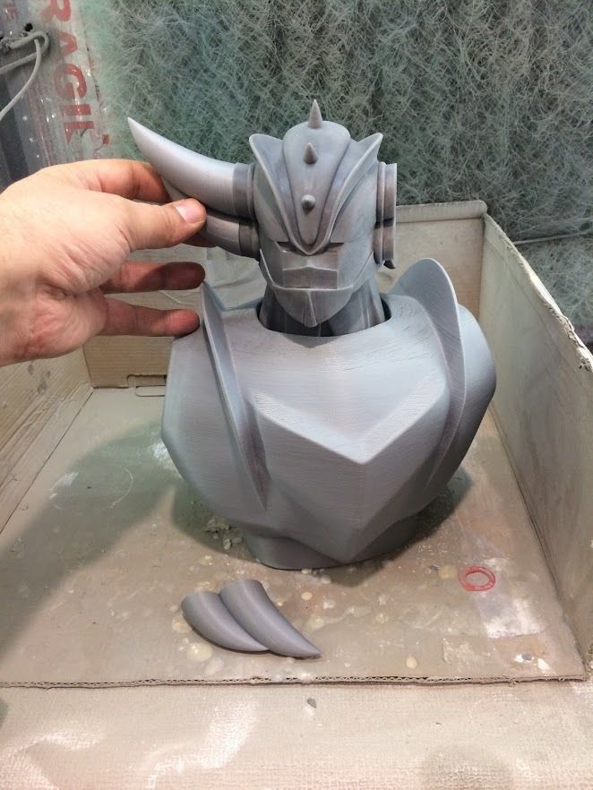 grendizer goldorak stl print-high poly model 3D model 3D printable ...