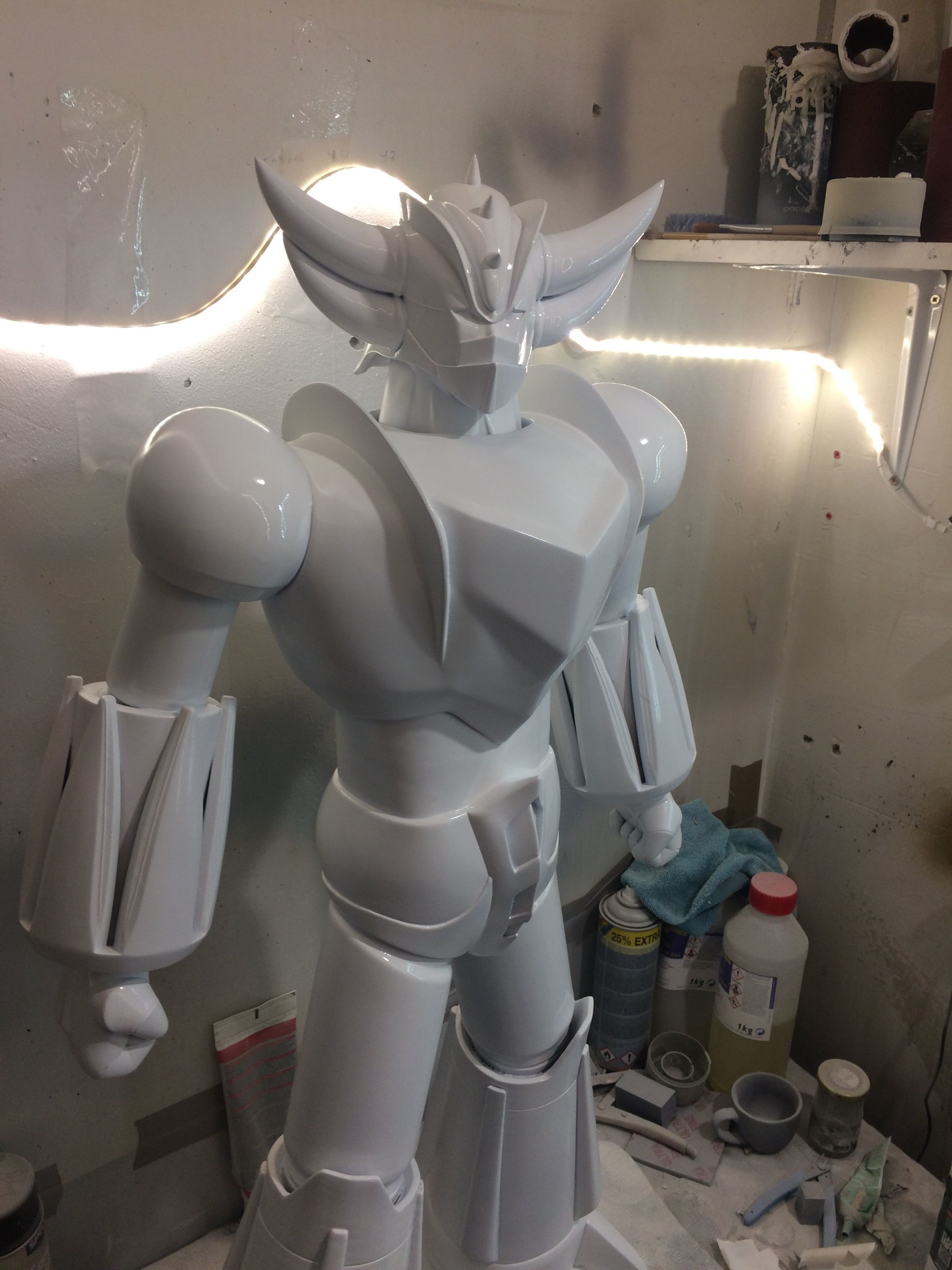 grendizer goldorak stl print-high poly model 3D model 3D printable ...