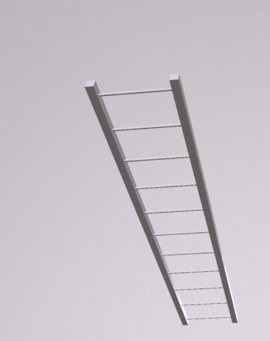 3D model low-poly ladder 3D model VR / AR / low-poly | CGTrader