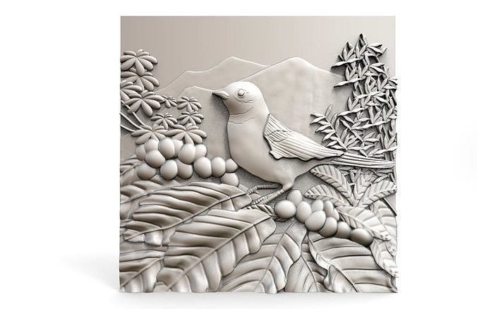 Bird CNC 3D model 3D printable | CGTrader