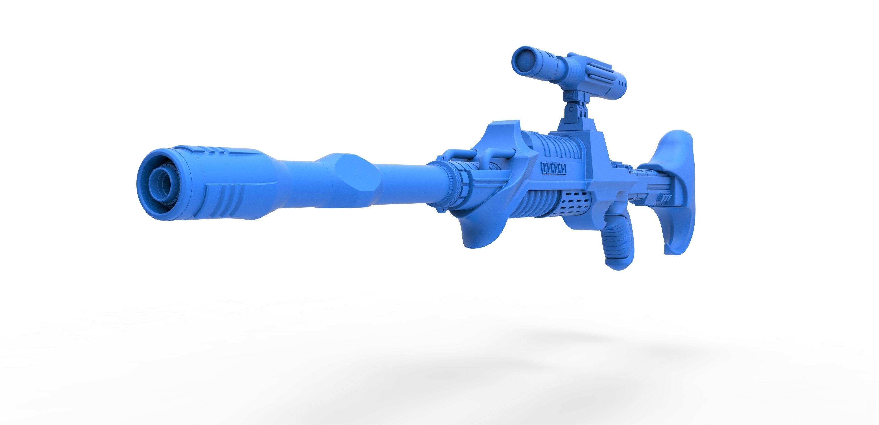 Klingon Assassin Rifle from Star Trek The Undiscovered Country 3D model ...