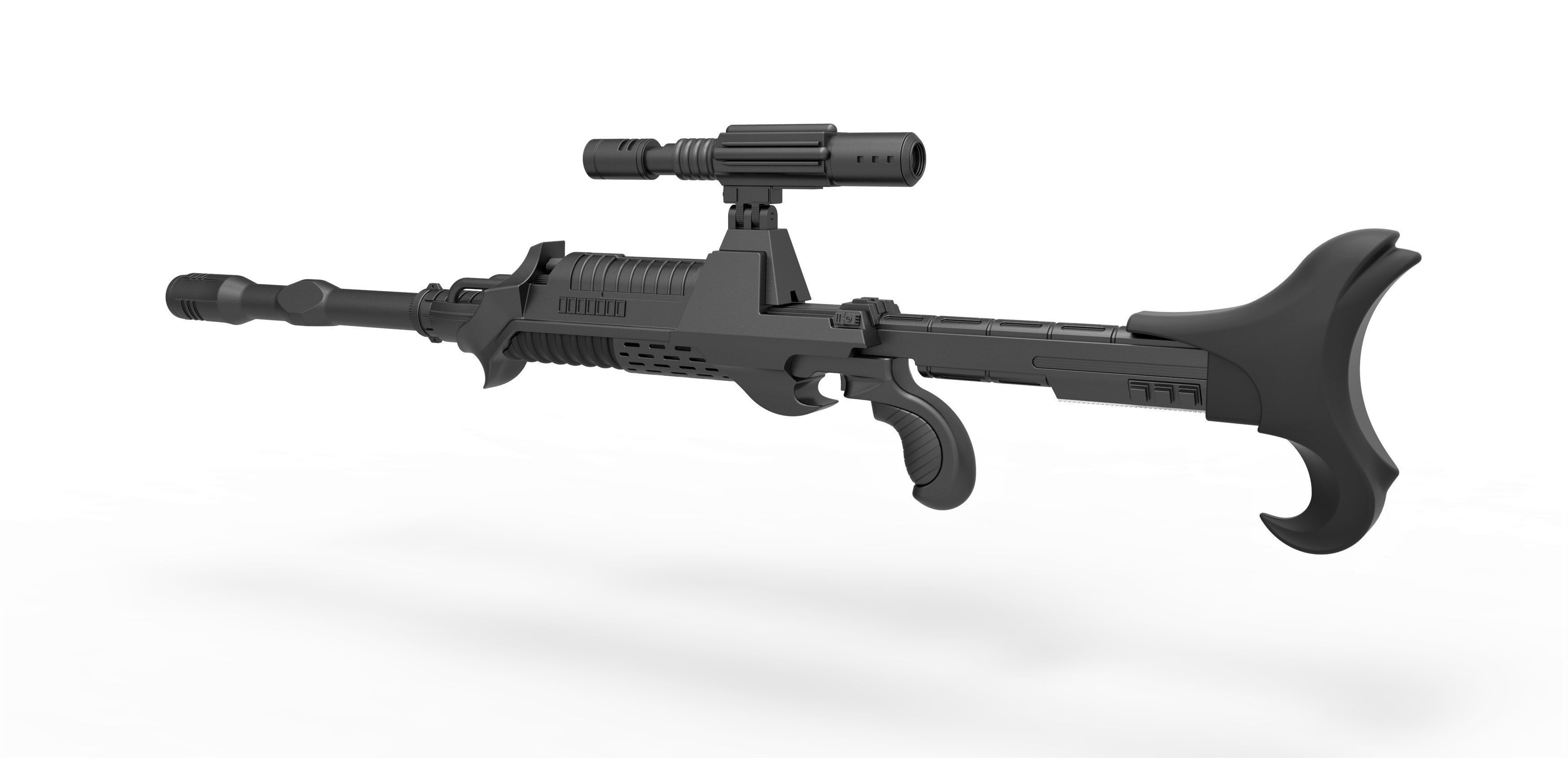 Klingon Assassin Rifle from Star Trek The Undiscovered Country 3D model ...