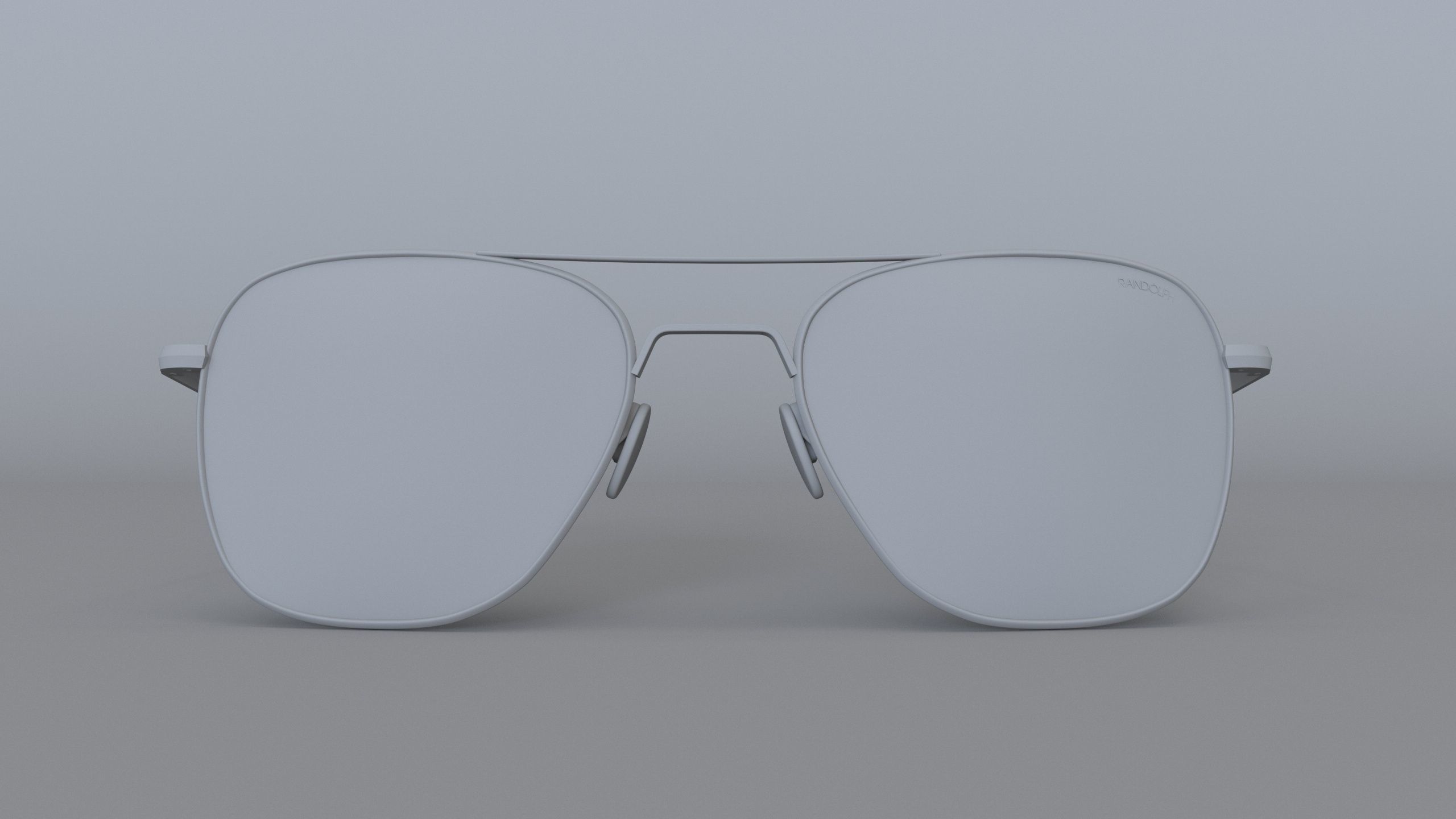 Sunglasses Randolph Aviator Gold Polarized 3D model | CGTrader