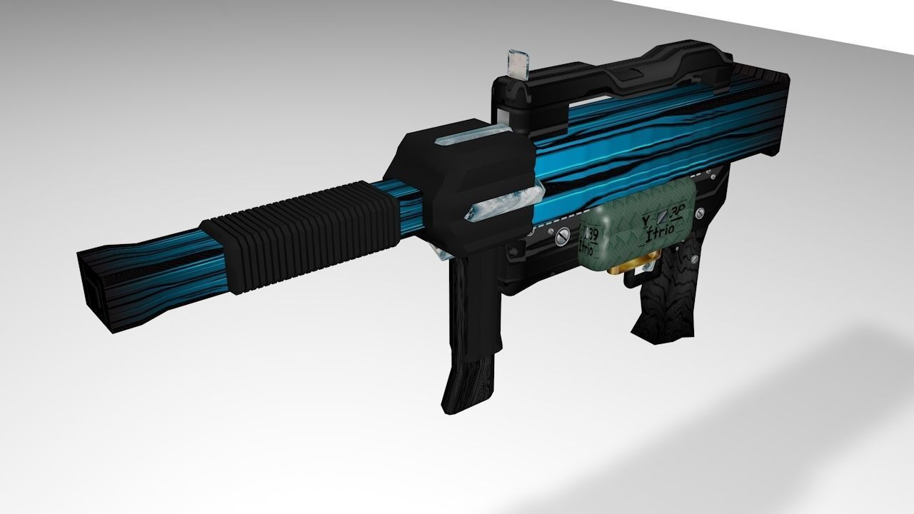 Futuristic Wepon Laser 3D model animated | CGTrader