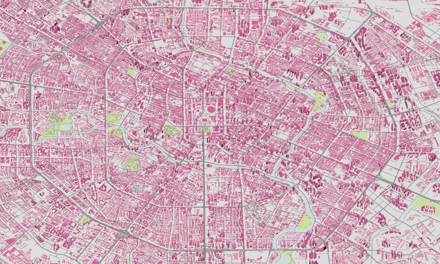 Chengdu City urban planning maquett building Terrain 3D model | CGTrader