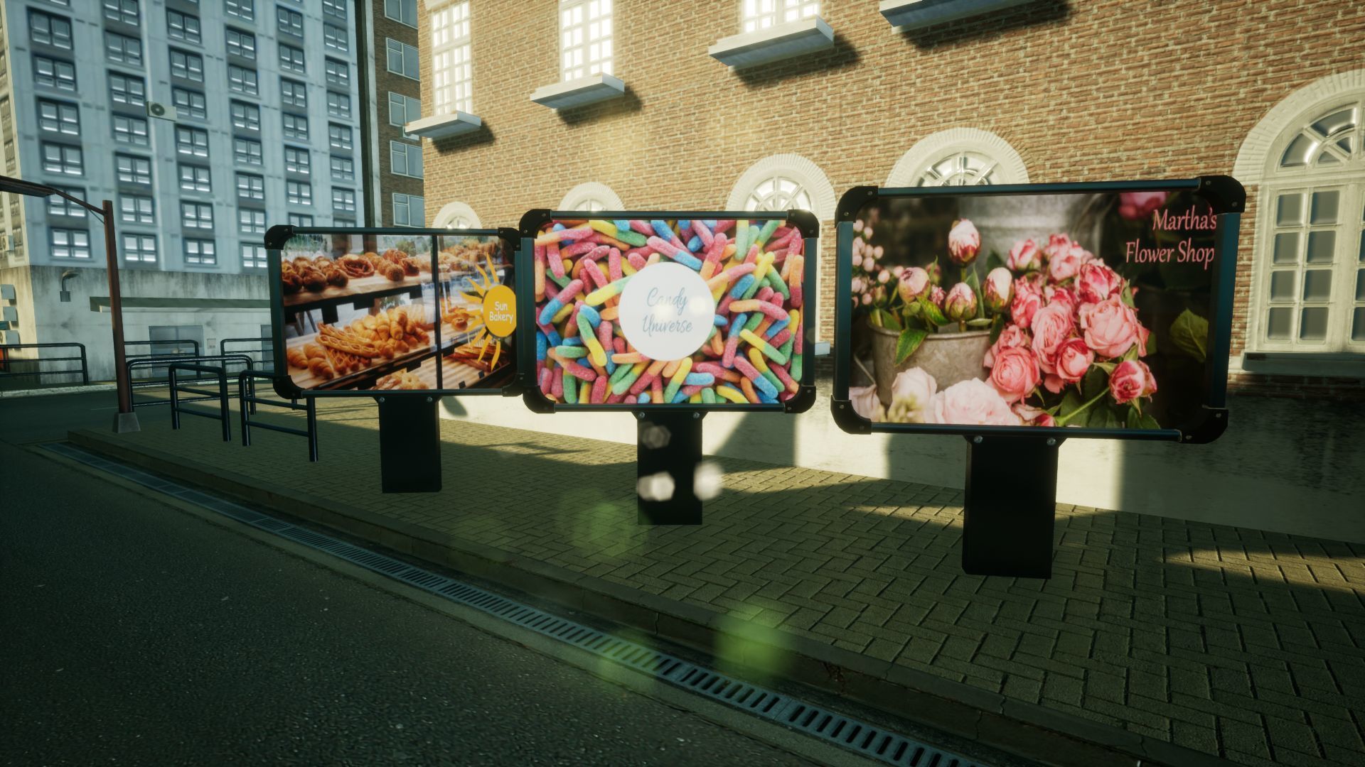 3D model Advertising Panels 6 Unreal Engine VR / AR / low-poly | CGTrader