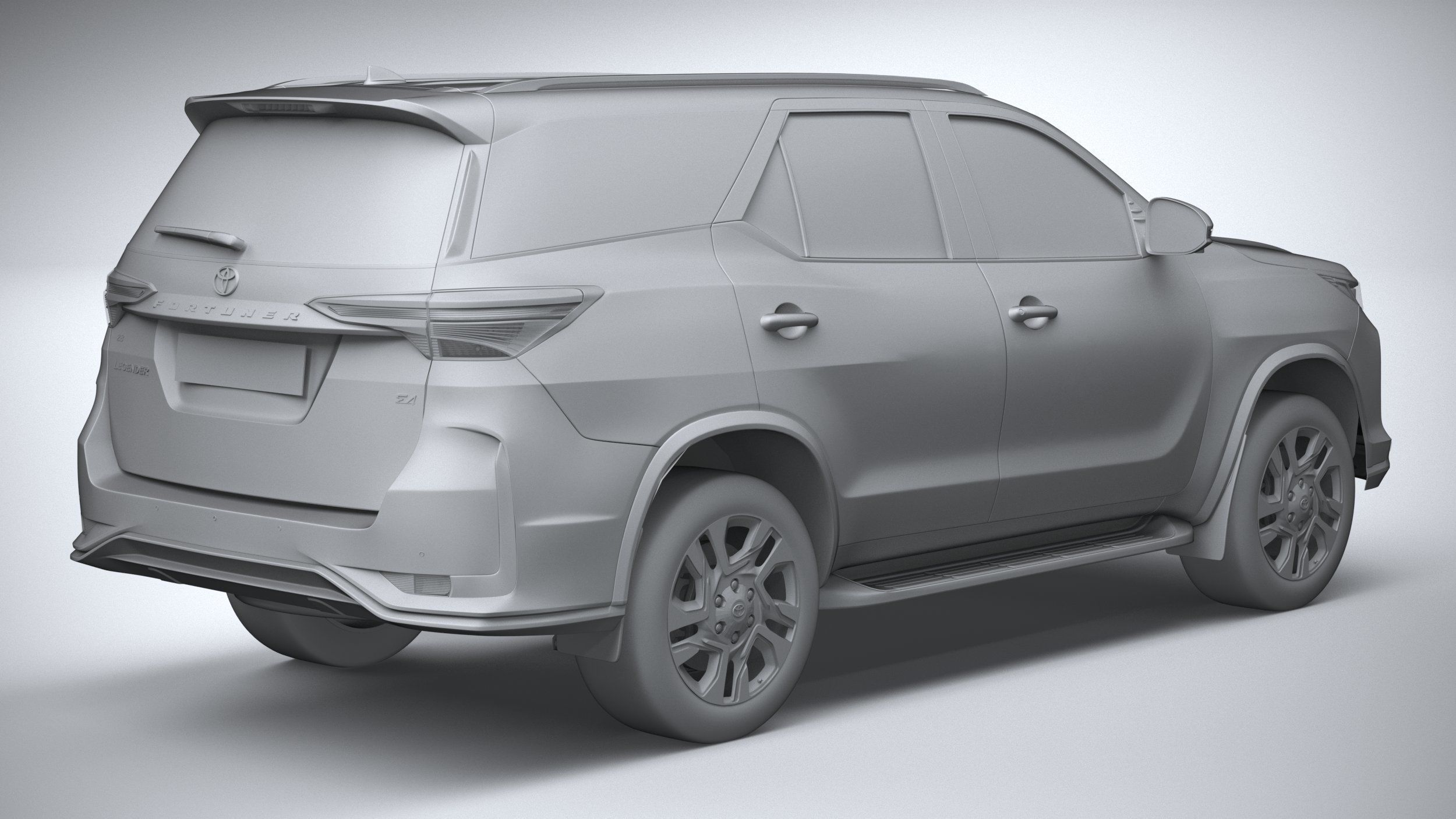 Toyota Fortuner 2021 3D model | CGTrader