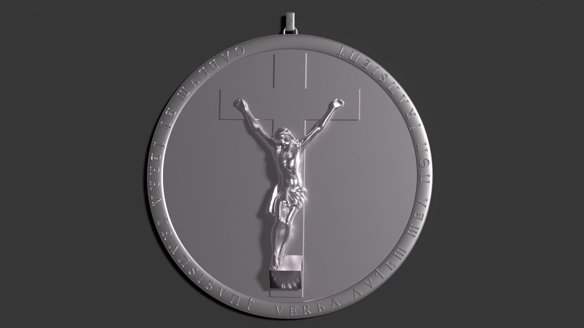 Low Poly Medallion Jesus free VR / AR / low-poly Texture | CGTrader