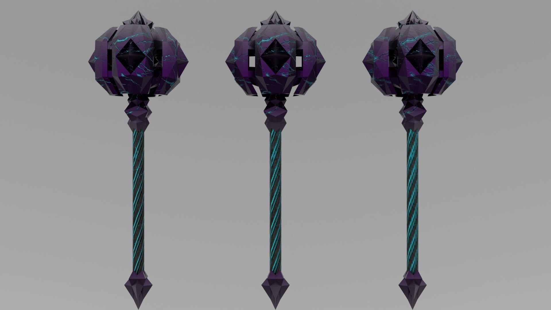 3D model Crystal Mace VR / AR / low-poly | CGTrader