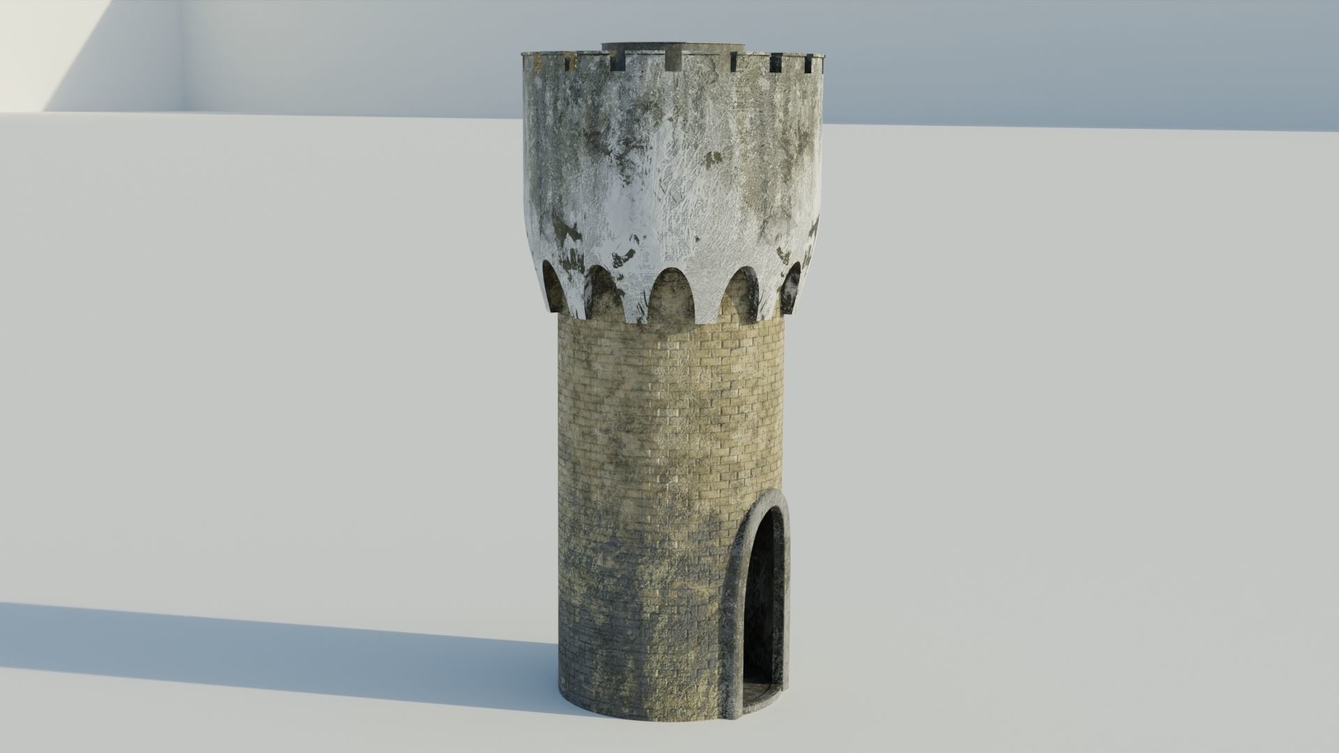 3D model Tower 3D model textures PBR 4K VR / AR / low-poly | CGTrader