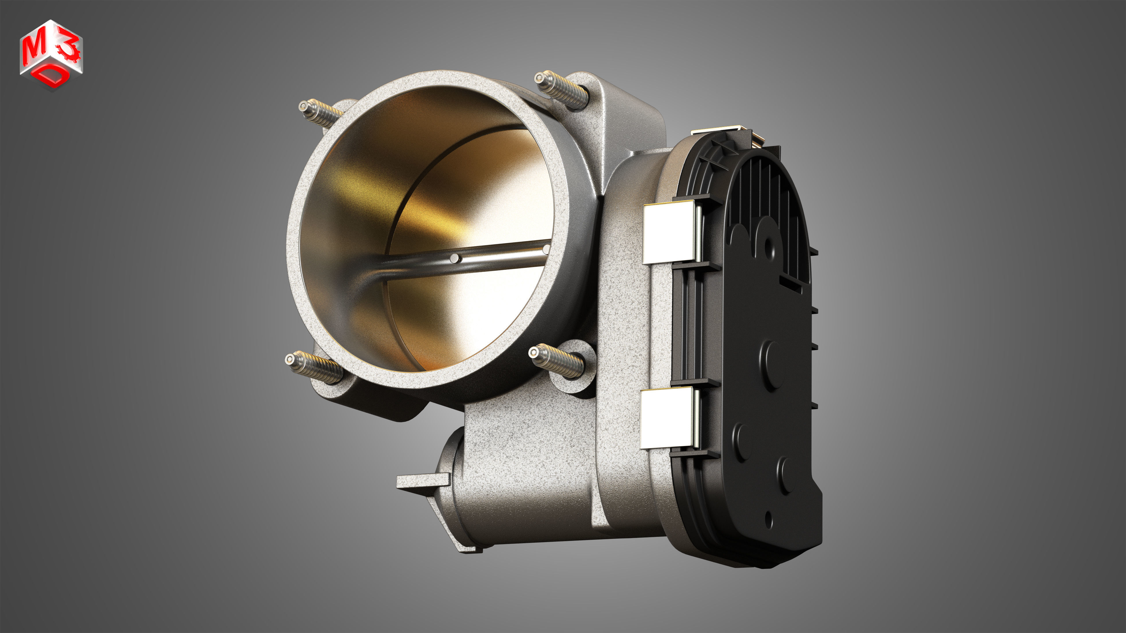 Electronic Throttle Body 3D model | CGTrader