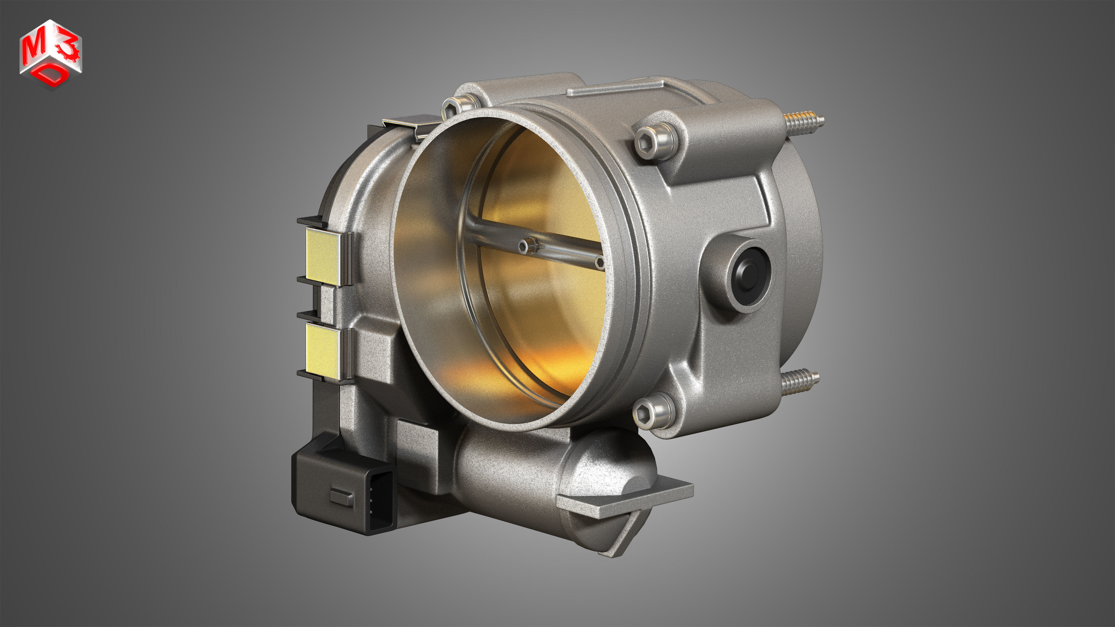 Electronic Throttle Body 3D model | CGTrader