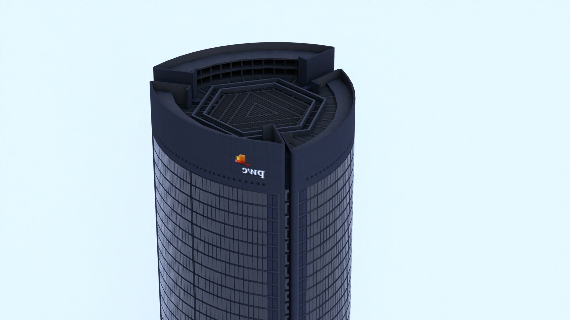 3D model PWC Tower Madrid VR / AR / low-poly | CGTrader