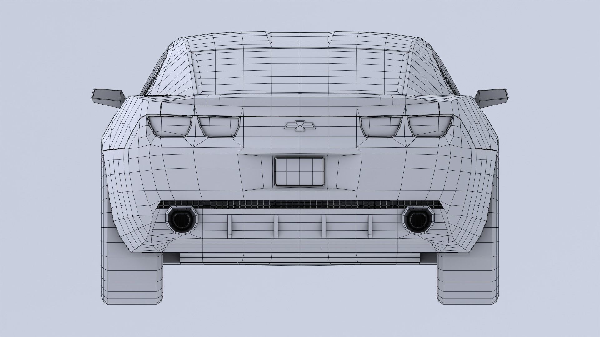 3D model Chevrolet Camaro SS 2010 with Interior VR / AR / low-poly ...