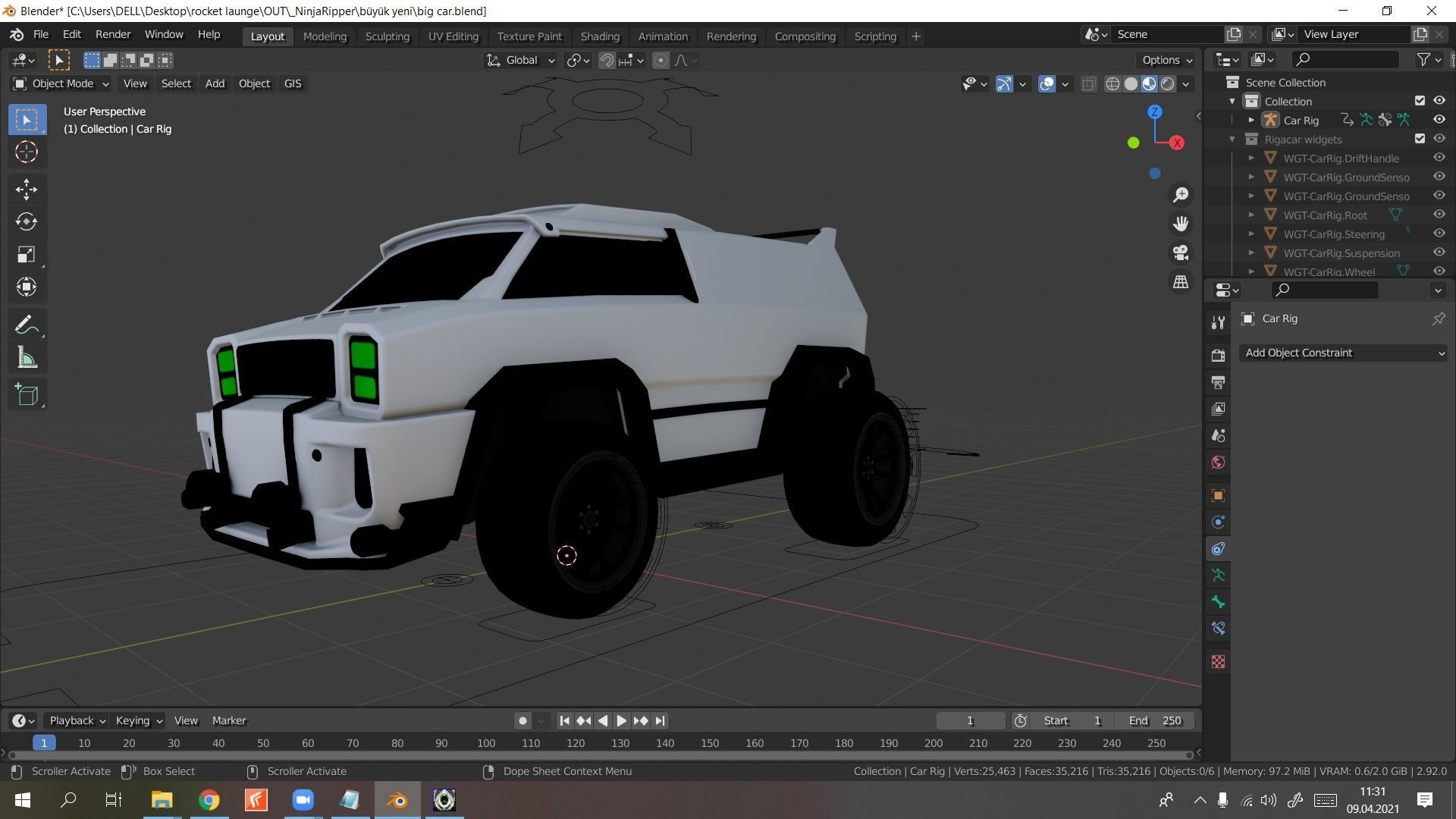 rocket league 3D model model FREE Merc free VR / AR / low-poly 3D model ...