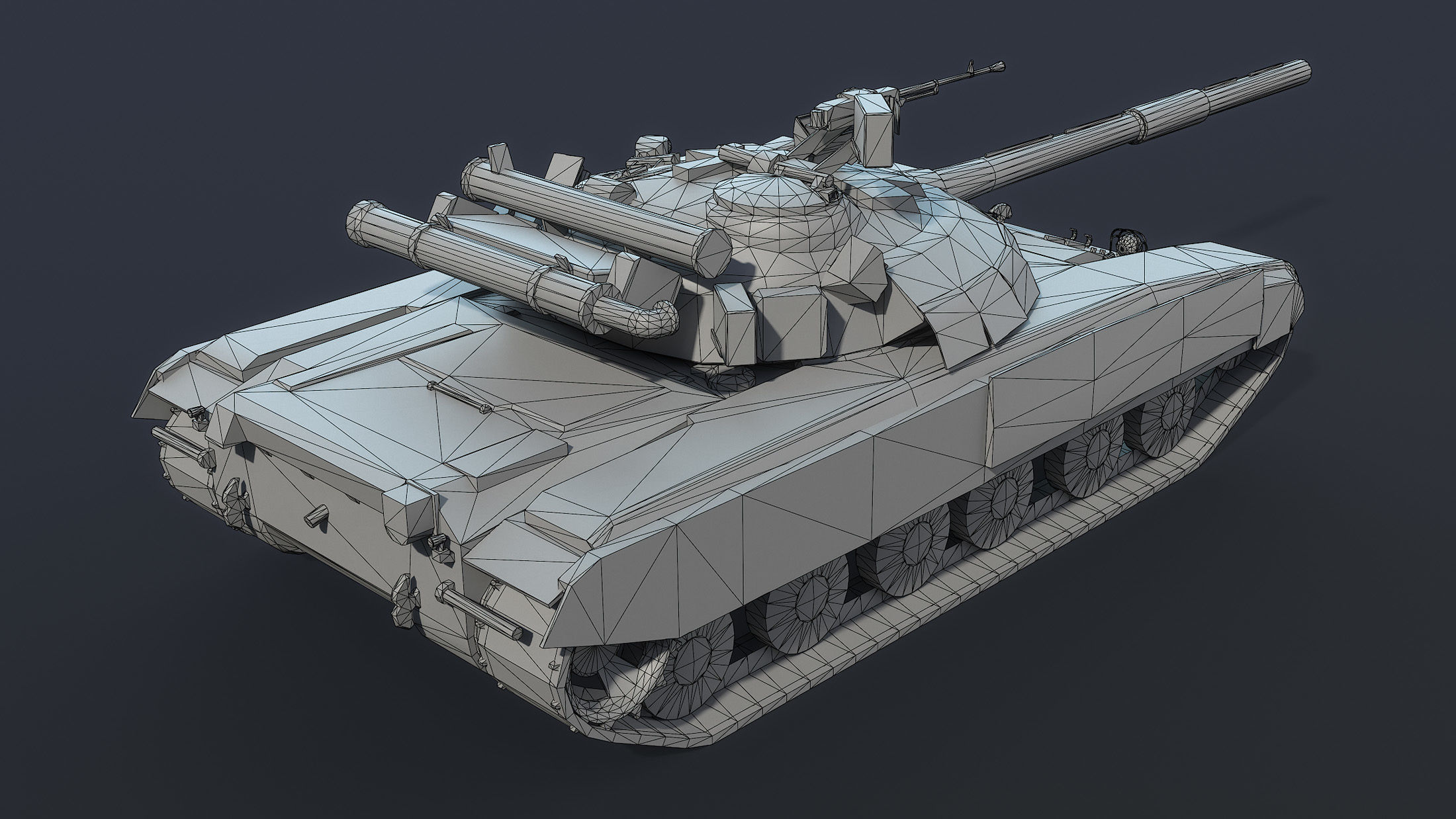 3D model T-64 BM Bulat VR / AR / low-poly | CGTrader