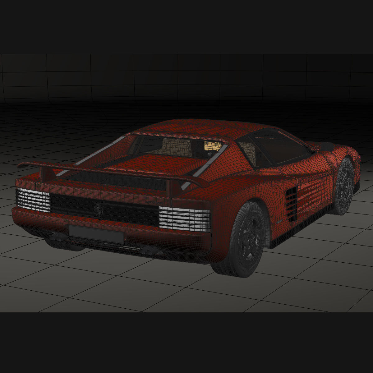 Ferrari Testarossa 3D model | CGTrader