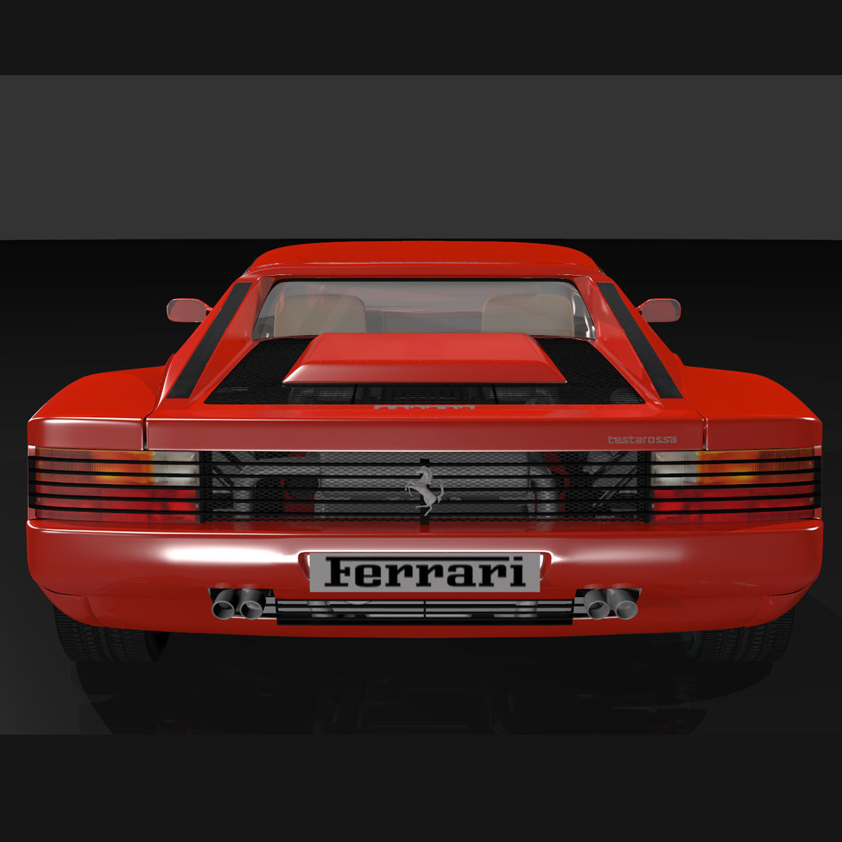 Ferrari Testarossa 3D model | CGTrader