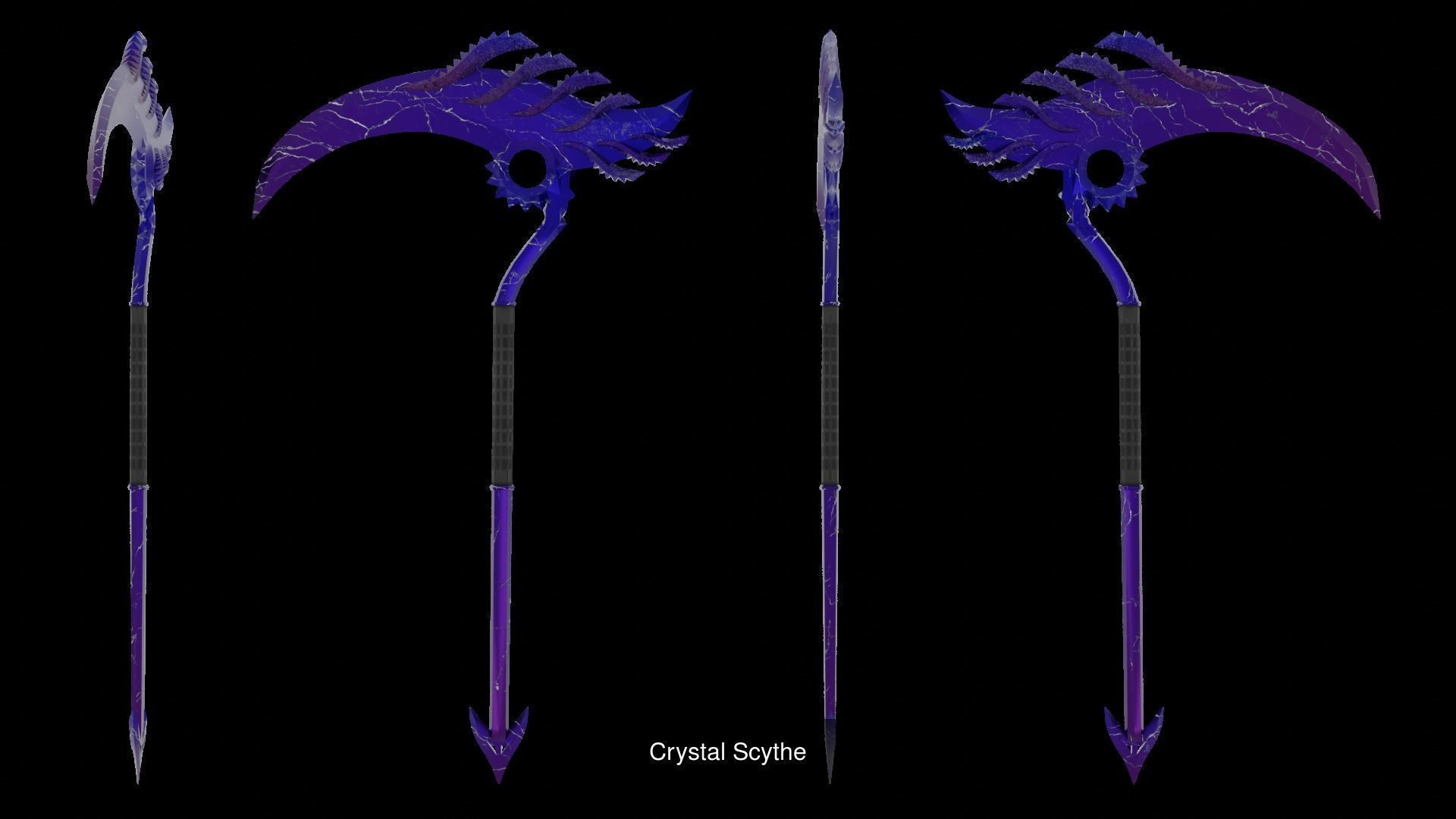 Crystal Weapon Collection VR / AR / low-poly | CGTrader