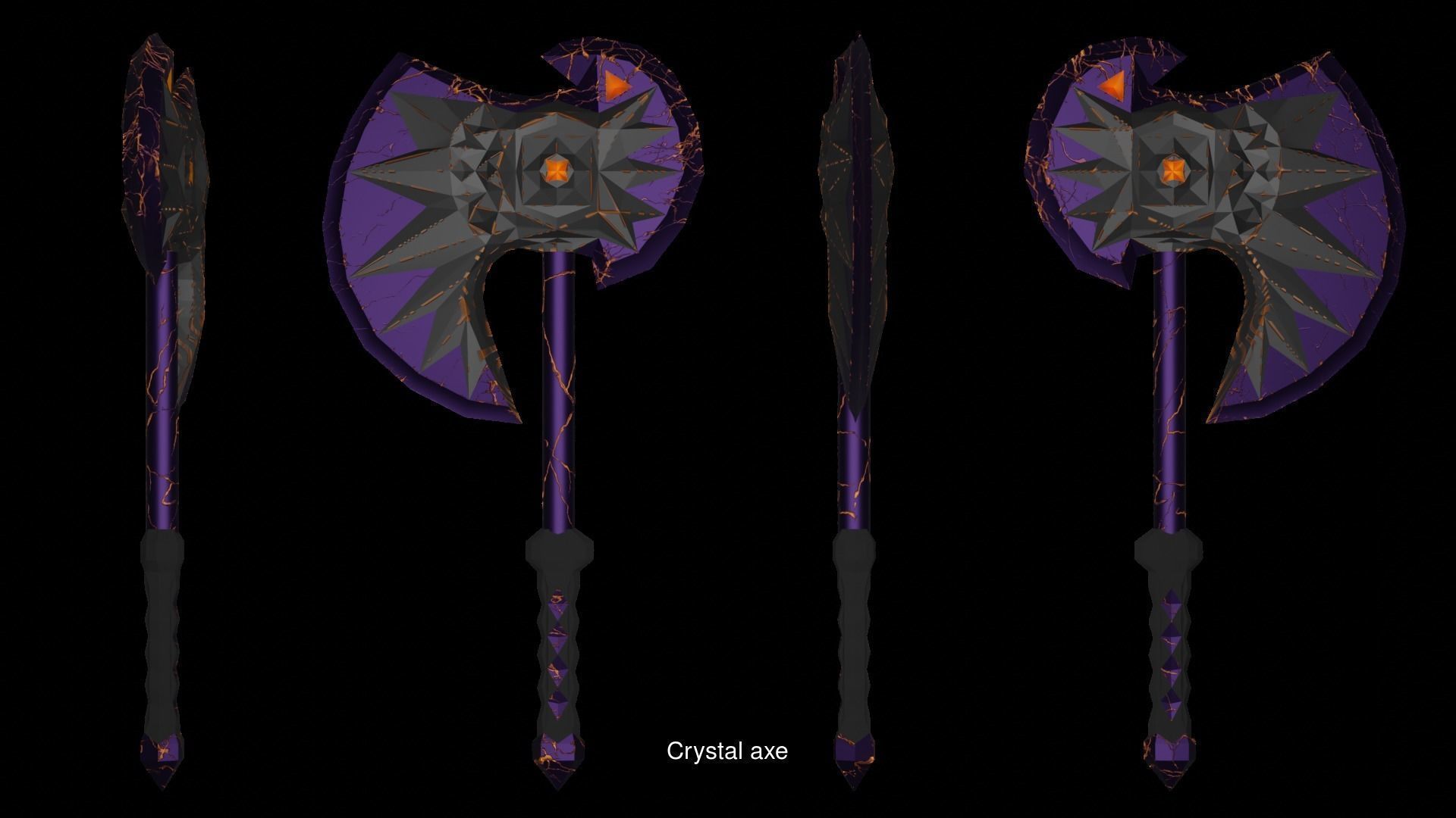 Crystal Weapon Collection VR / AR / low-poly | CGTrader