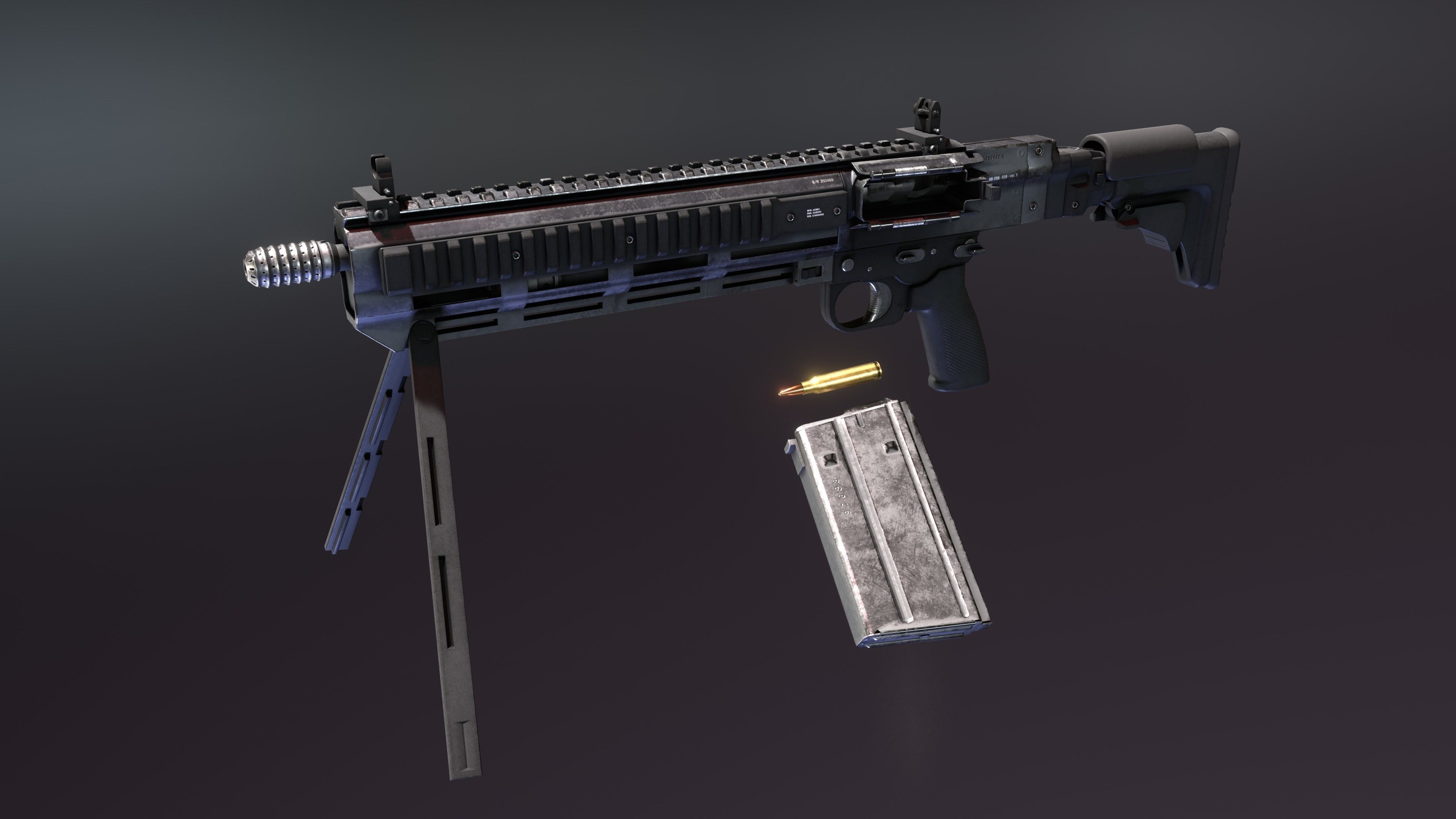 3D model Modern FG42 VR / AR / low-poly | CGTrader