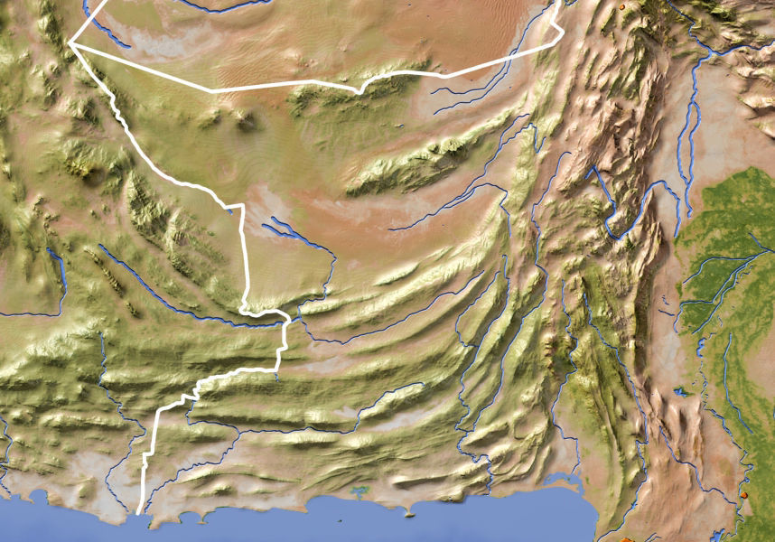 Pakistan High resolution 3D relief maps 3D model | CGTrader
