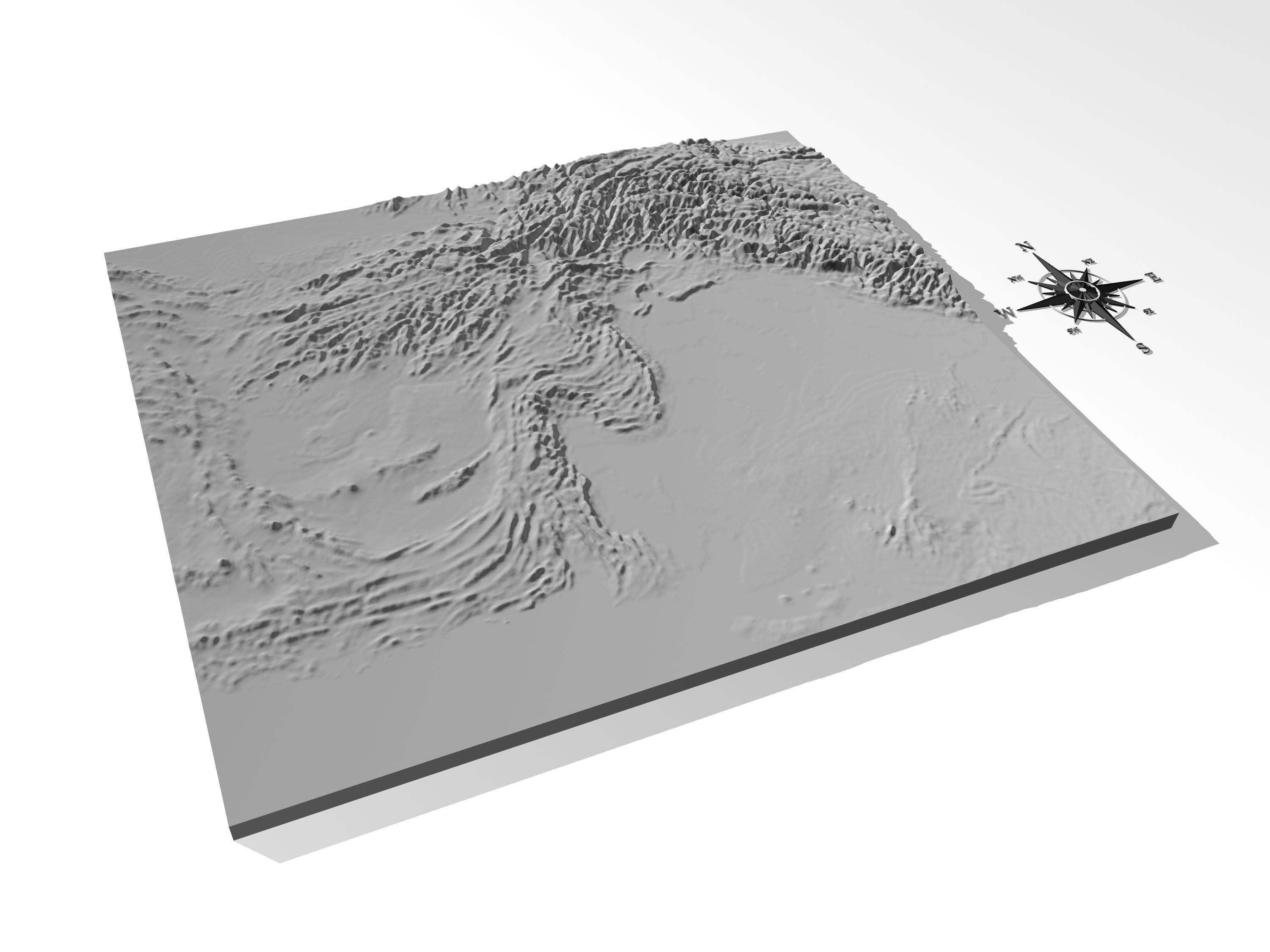 Pakistan High resolution 3D relief maps 3D model | CGTrader