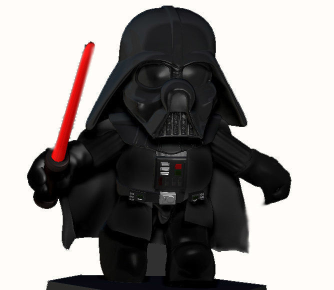 MARIO VADER 3D model 3D printable | CGTrader