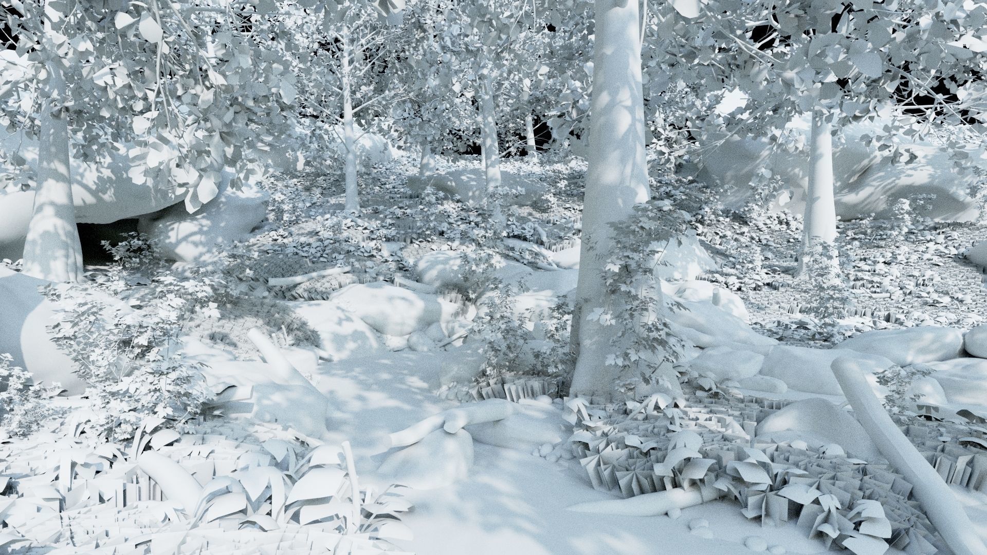 Stream Scene 3D model | CGTrader