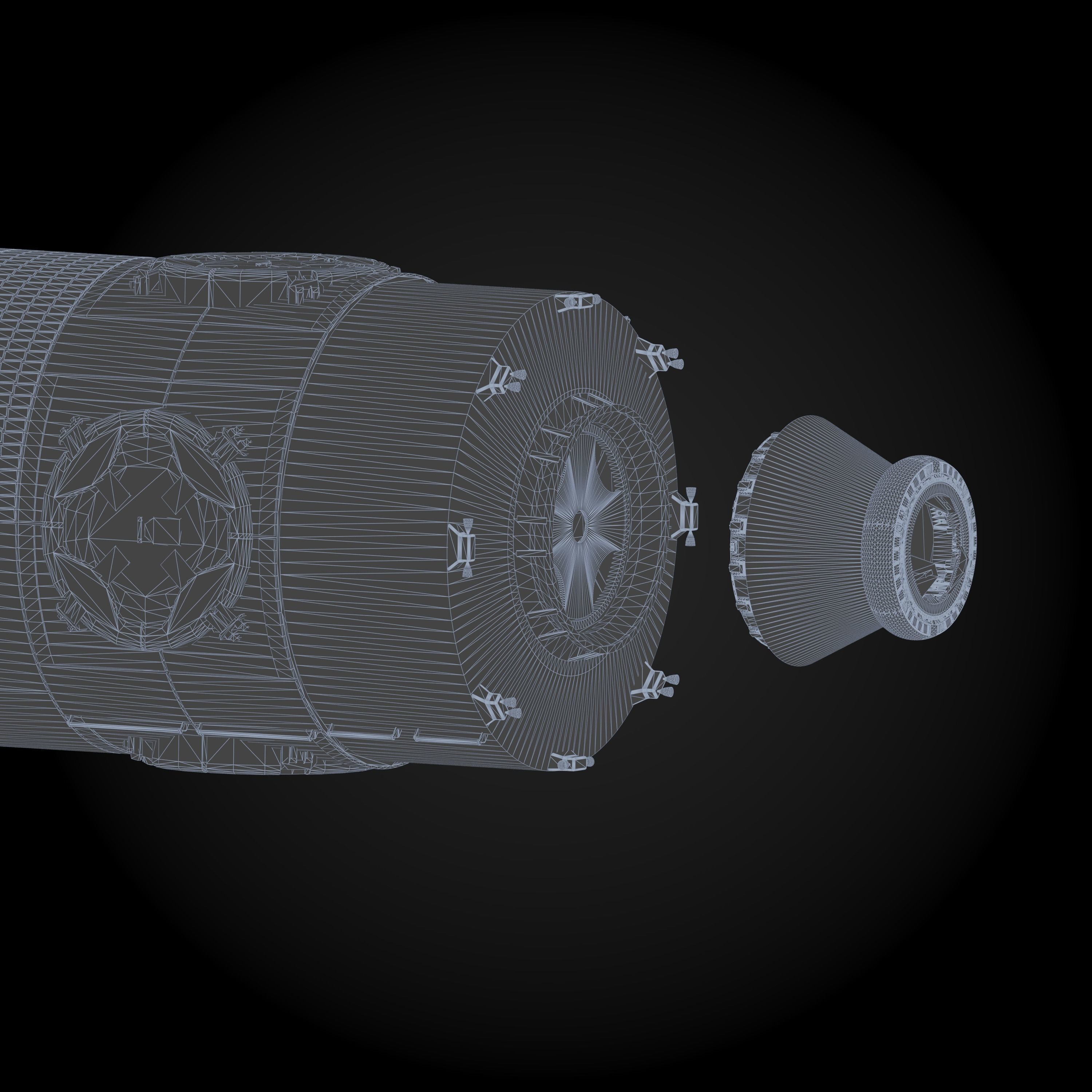 Axiom Space Station Core Module 3D model | CGTrader