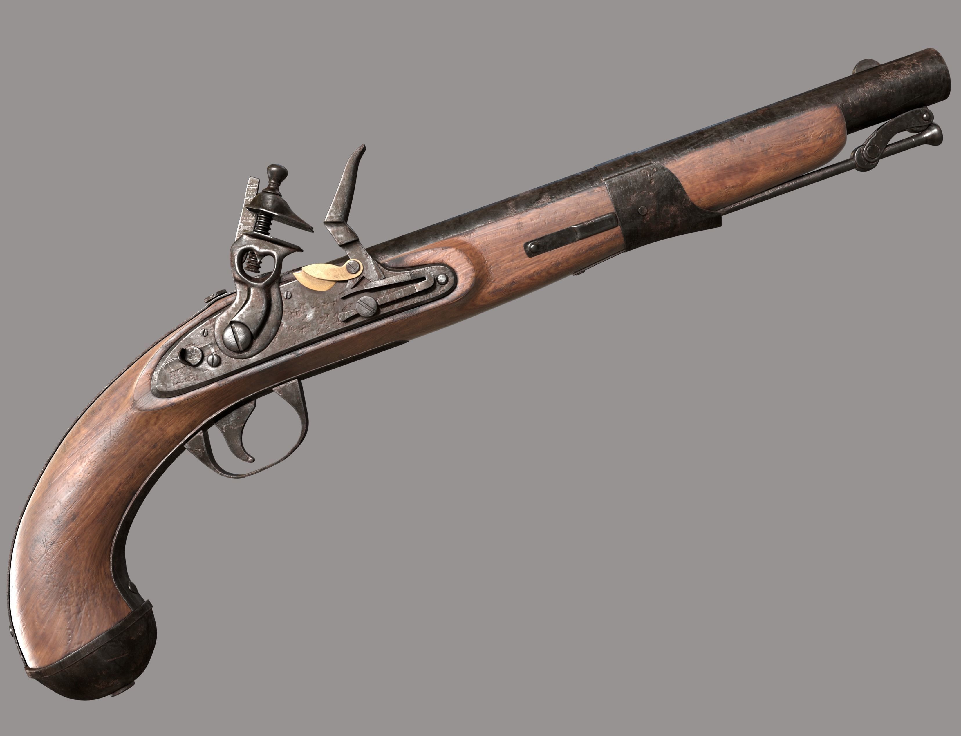 flintlock 3D model | CGTrader