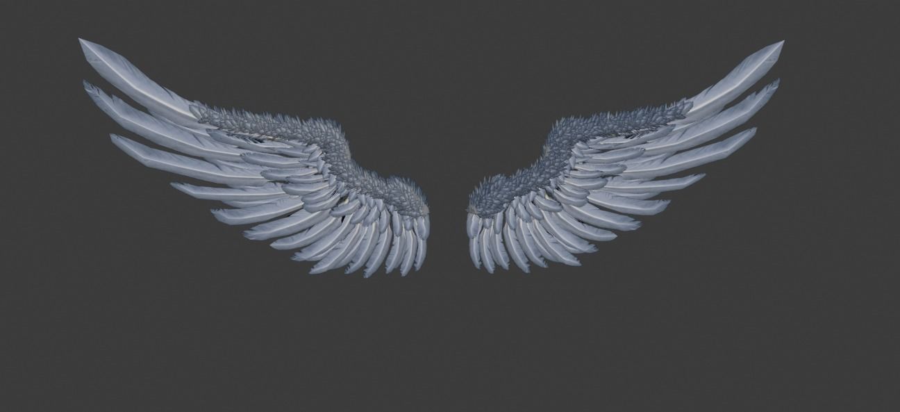 3D model Wings VR / AR / low-poly | CGTrader