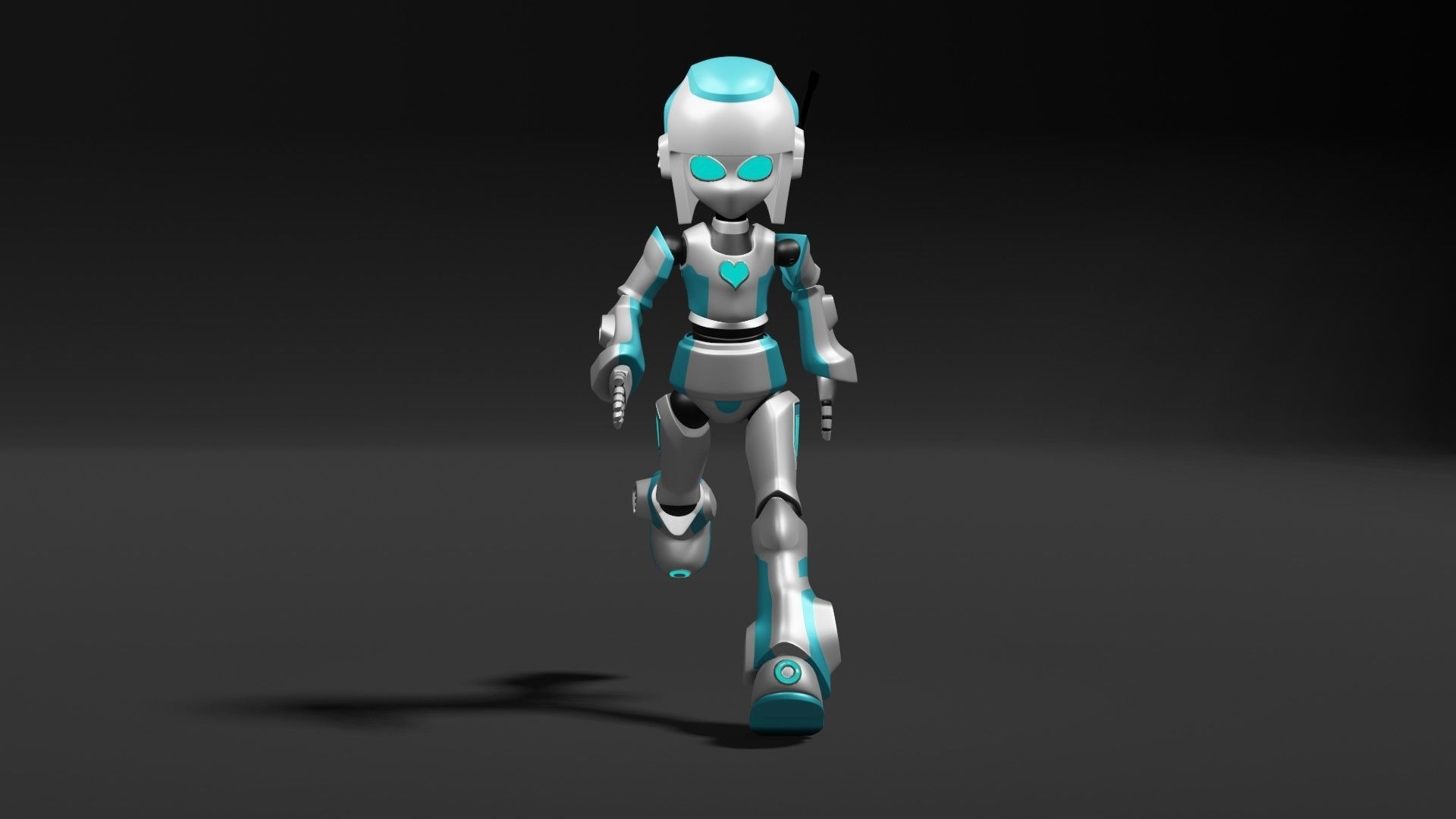 3D model Cute Robot VR / AR / low-poly | CGTrader