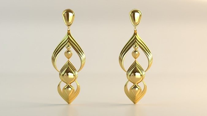 Ear Rings 3D model | CGTrader