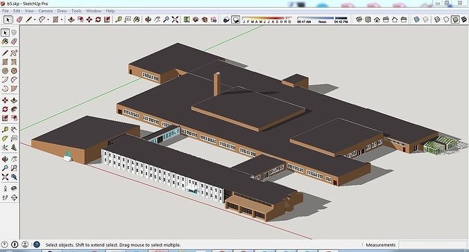 SKP SCHOOL B5 3D model | CGTrader