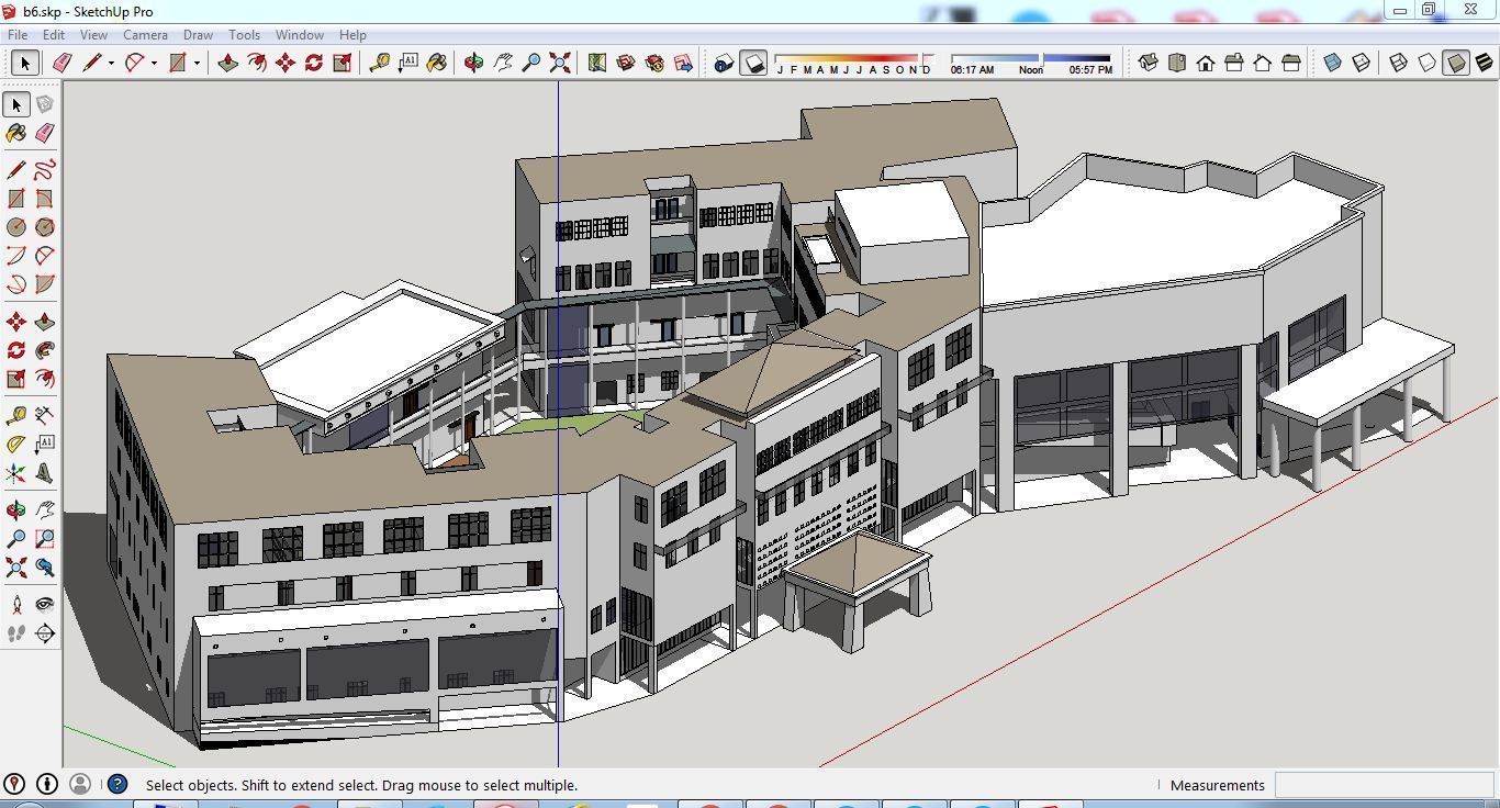 SKP SCHOOL B6 3D model | CGTrader