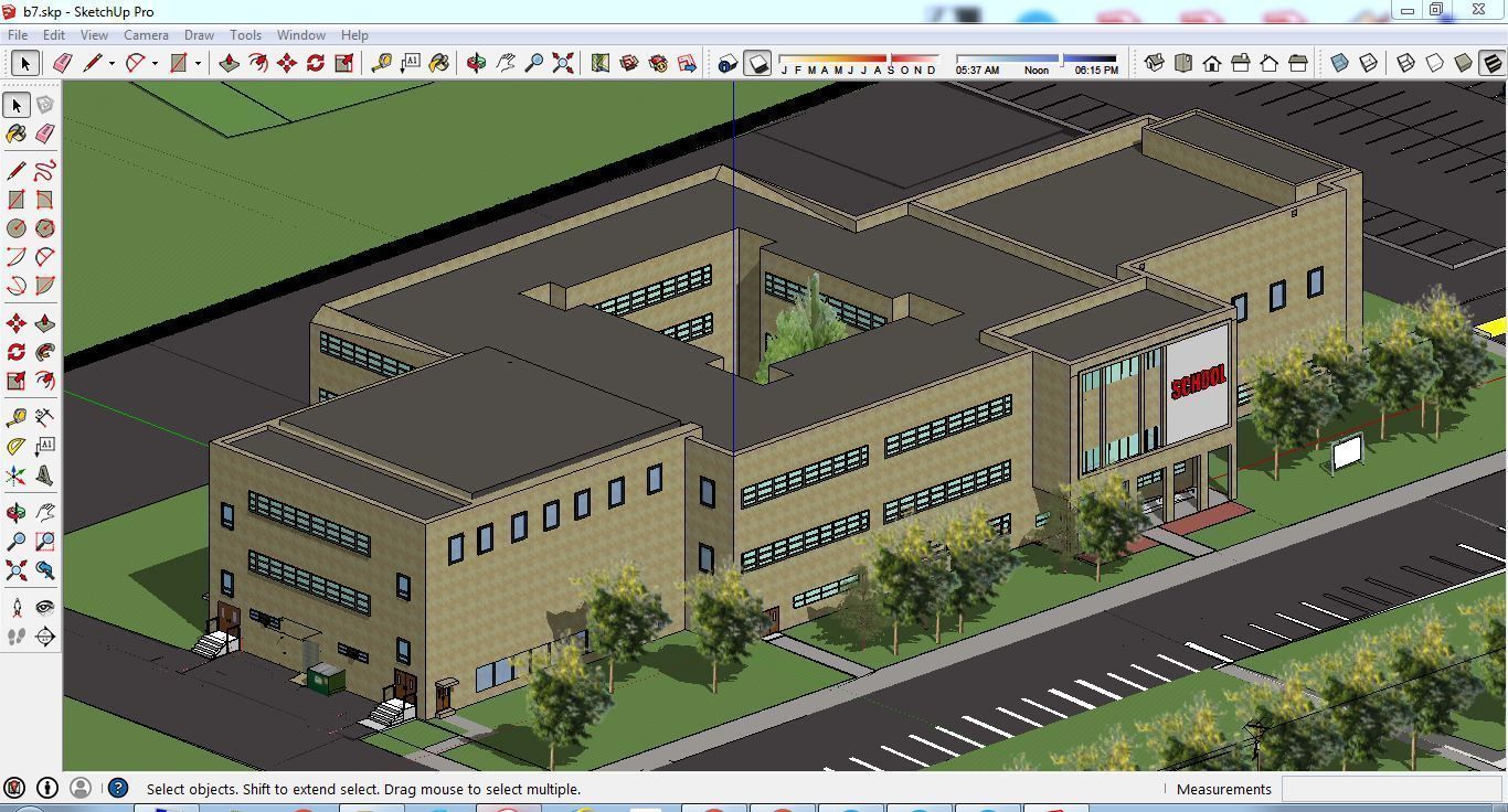 Pack SKP SCHOOL B1-B10 3D model | CGTrader