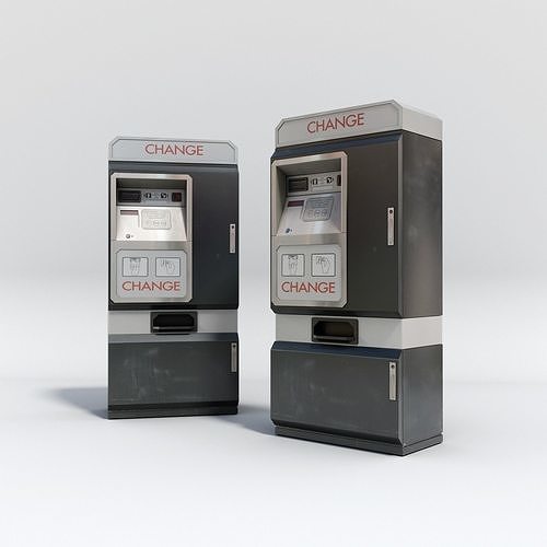 3D model Change Machine VR / AR / low-poly | CGTrader