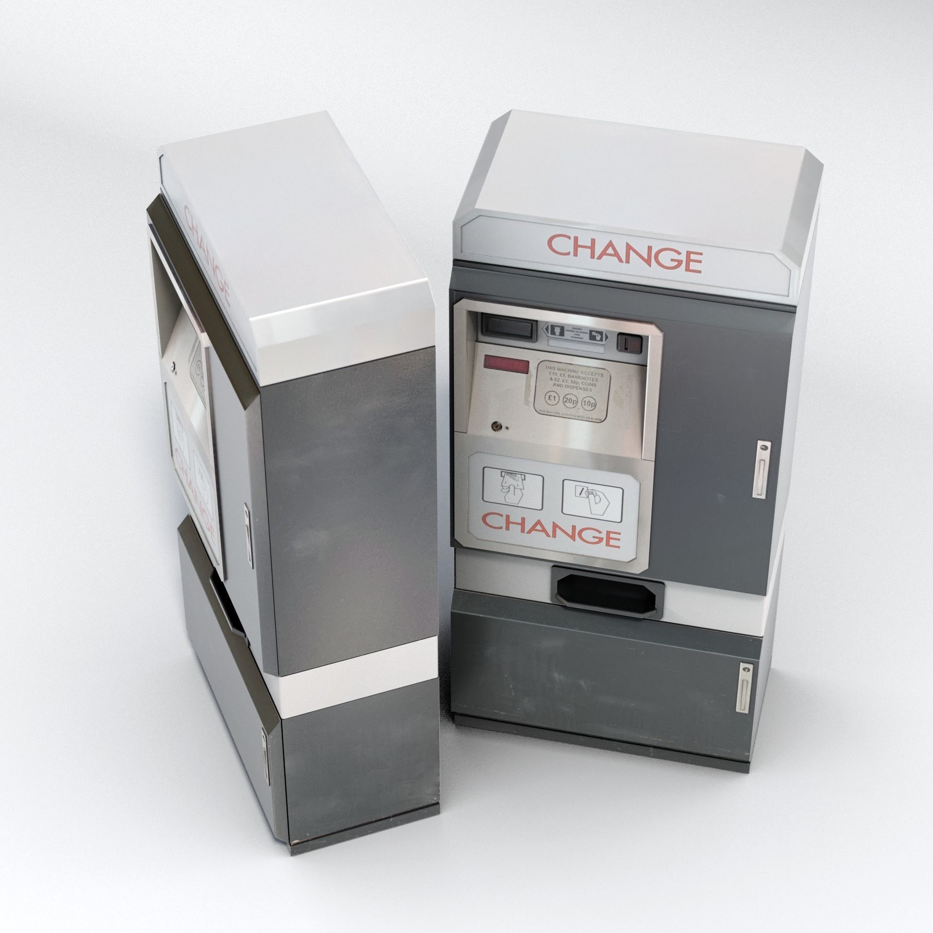 3D model Change Machine VR / AR / low-poly | CGTrader