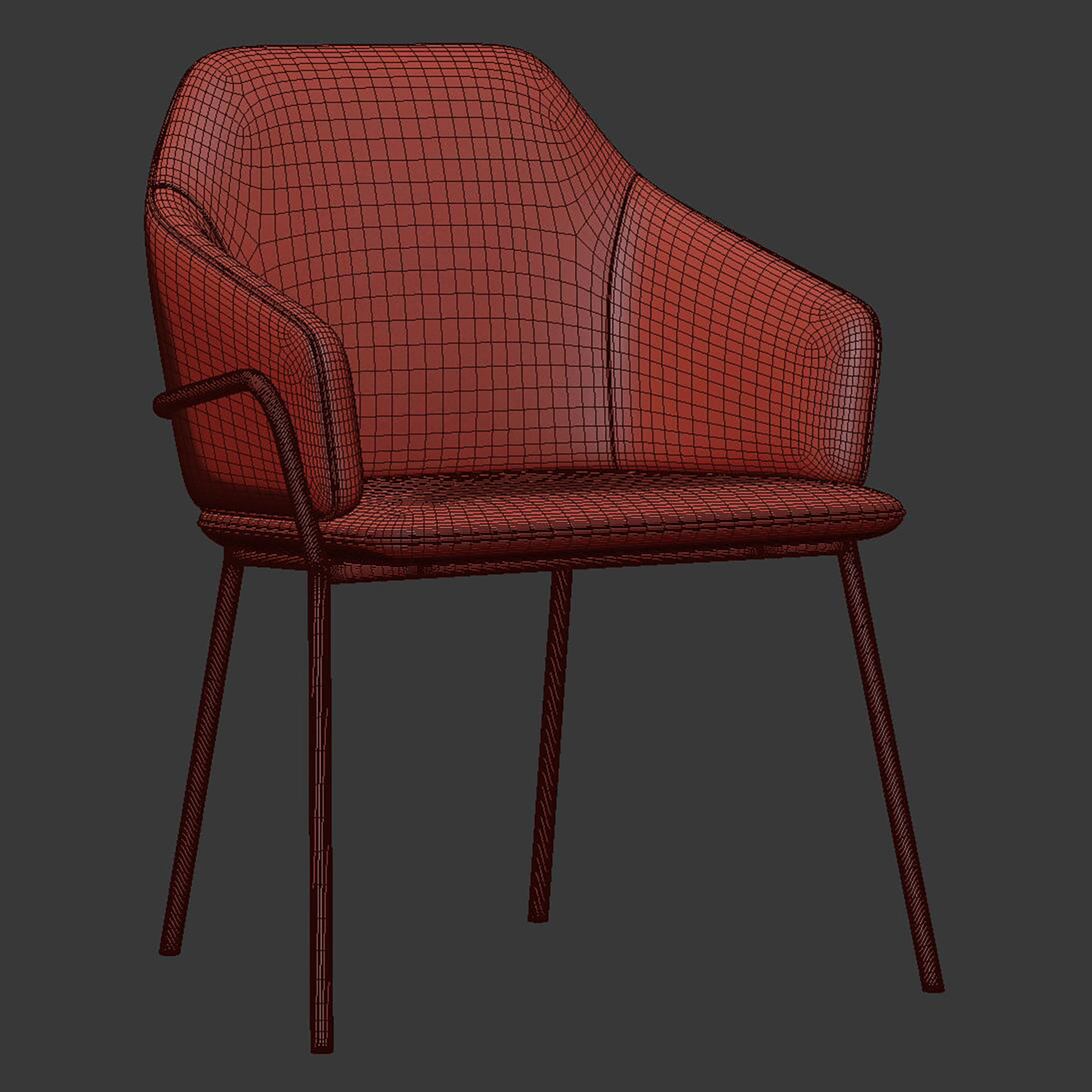 Stanley Dining Chair 3D model | CGTrader